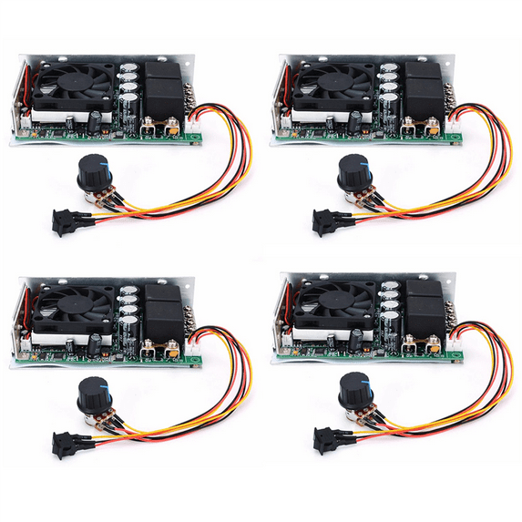 4X DC 10-50V Speed Controller 100A 3000W Programmable Reversible PWM Control Motor - Walmart.com