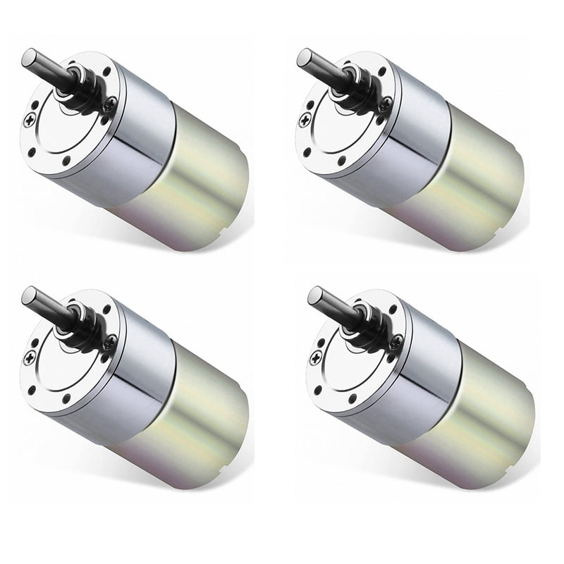 4X DC 12V 30RPM Gear Motor High Torque Electric Mini Speed Reduction ...