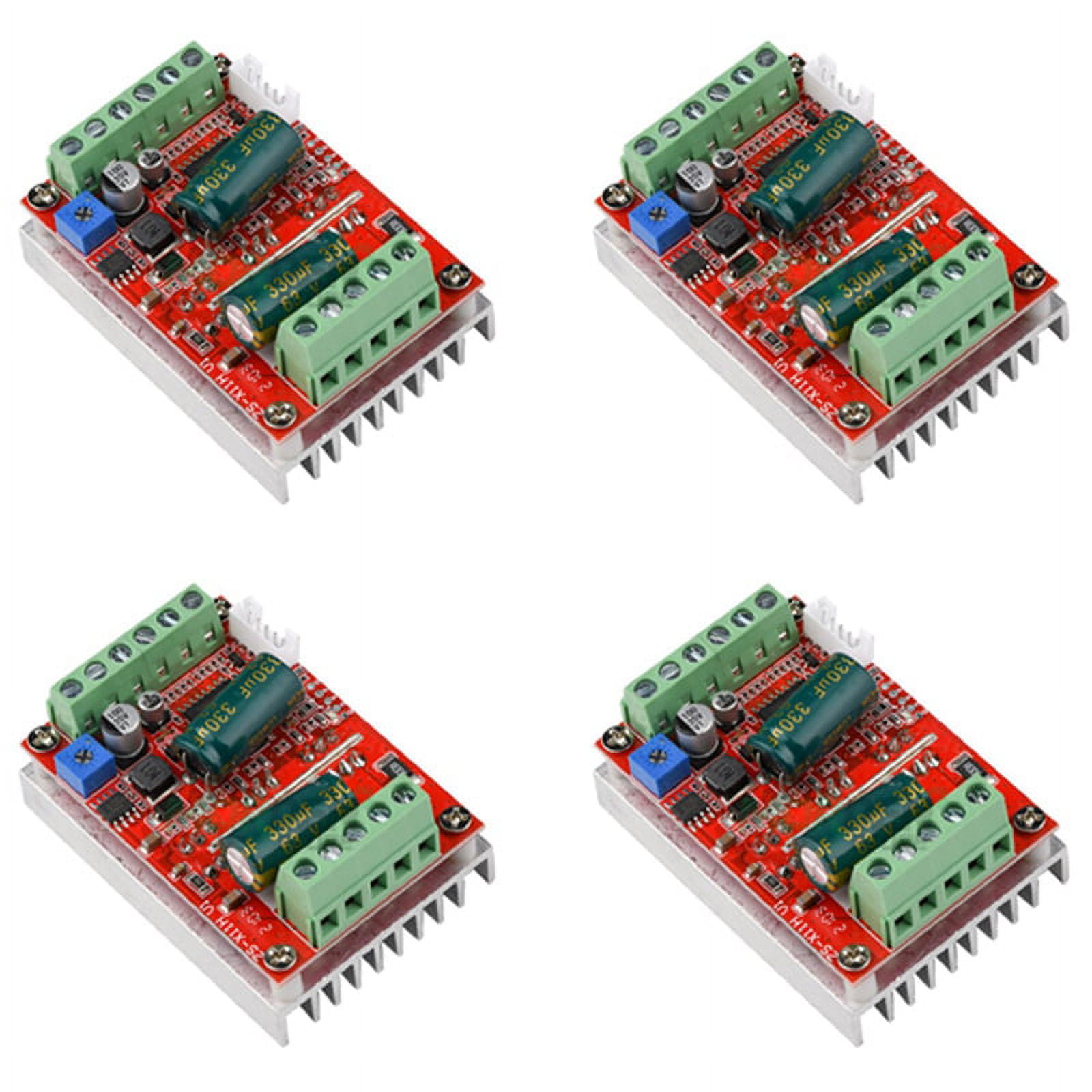 4X DC 6-60V 400W BLDC Three Phase DC Brushless Motor Controller PWM ...