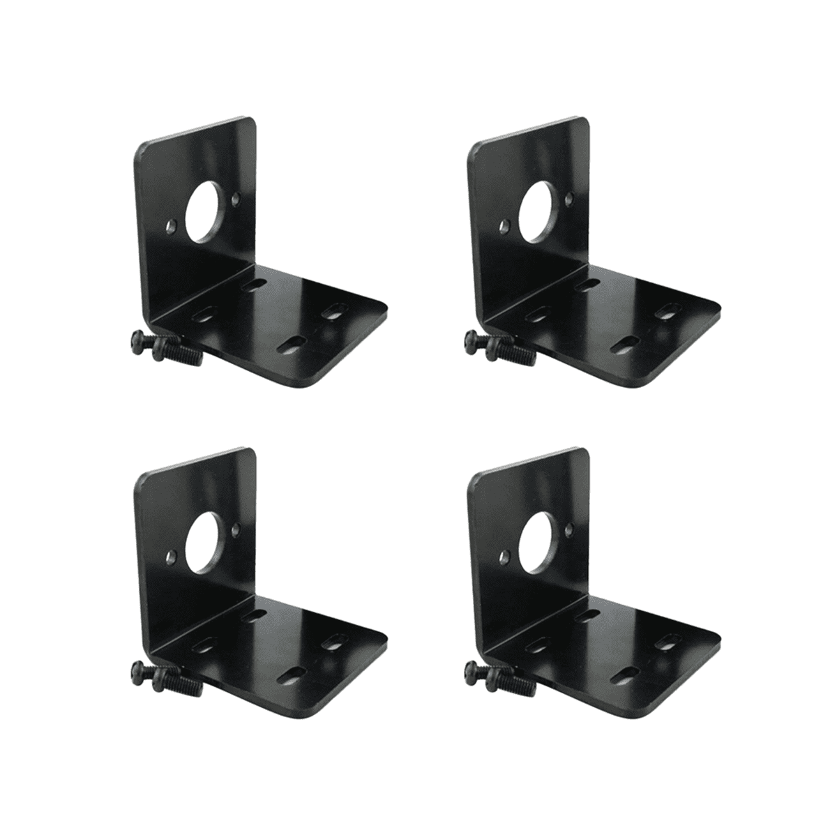 4X DC Motor 775 Series 12V/24V DC Motor Mounting Bracket with Two M3 ...