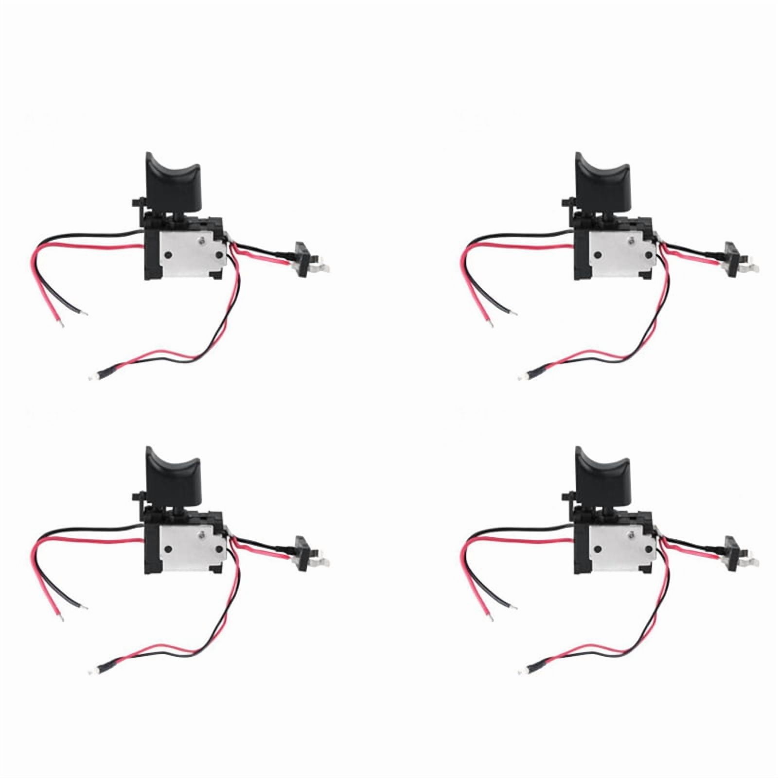 4X DC7.2-24V Electric Drill Switch Cordless Drill Speed Control Button ...