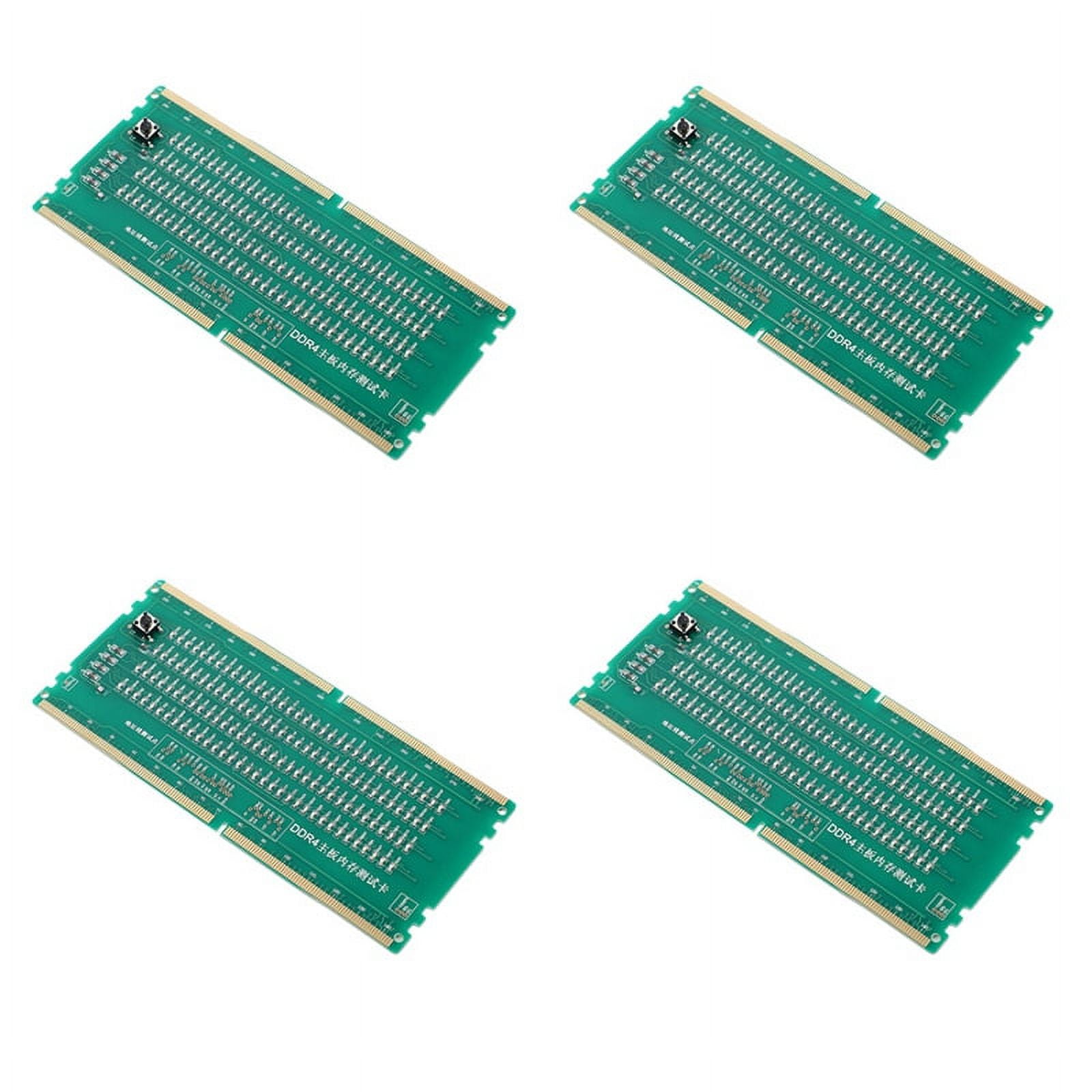 4X DDR4 Test Card RAM Memory Slot Out LED Desktop Motherboard Repair ...