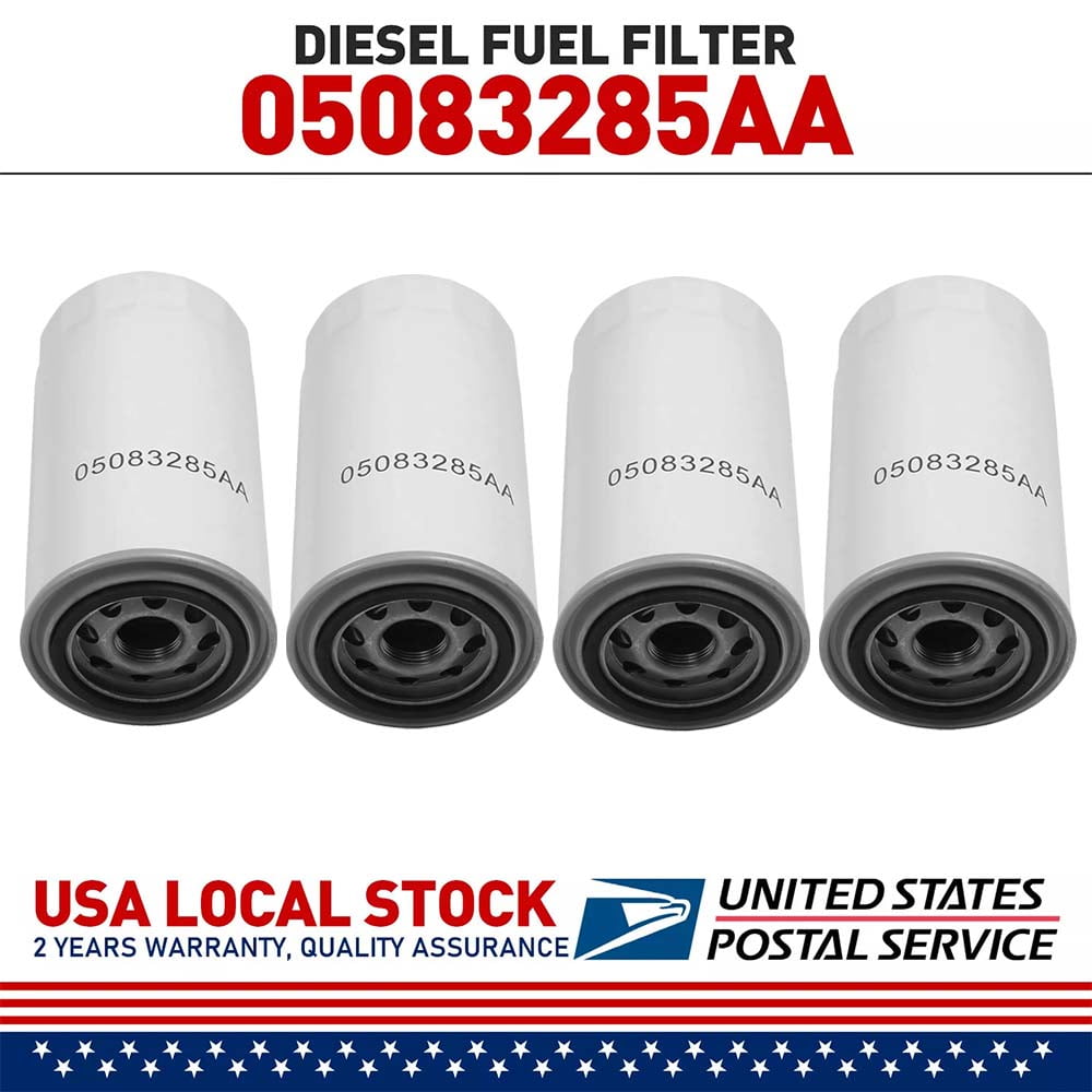 4X DIESEL ENGINE OIL FILTER 5083285AA For 1989-2020 DODGE RAM CUMMINS 5 ...