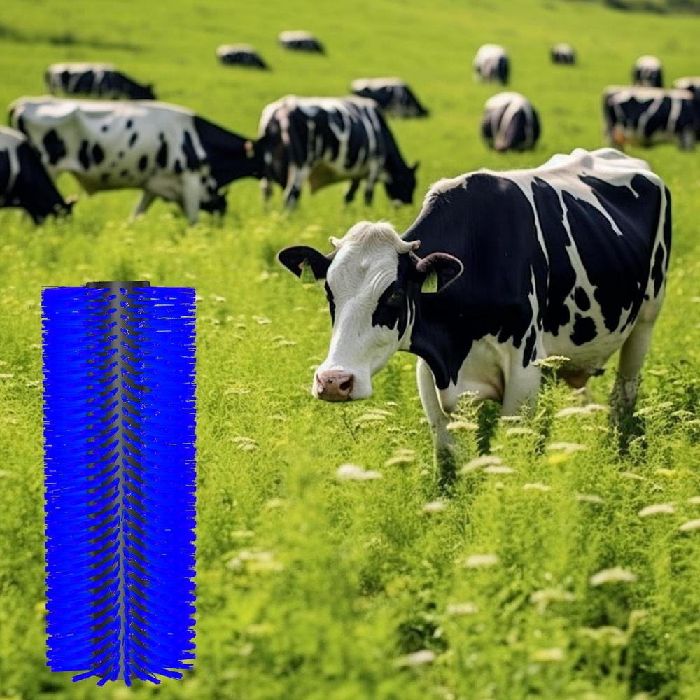 TOHU 4X Dense Strong Bristles Flexible Livestock Scratching Brush ...