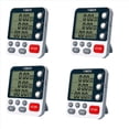 4X Digital Dual Kitchen Timer,3 Channels Count UP/Down Timer,Cooking ...