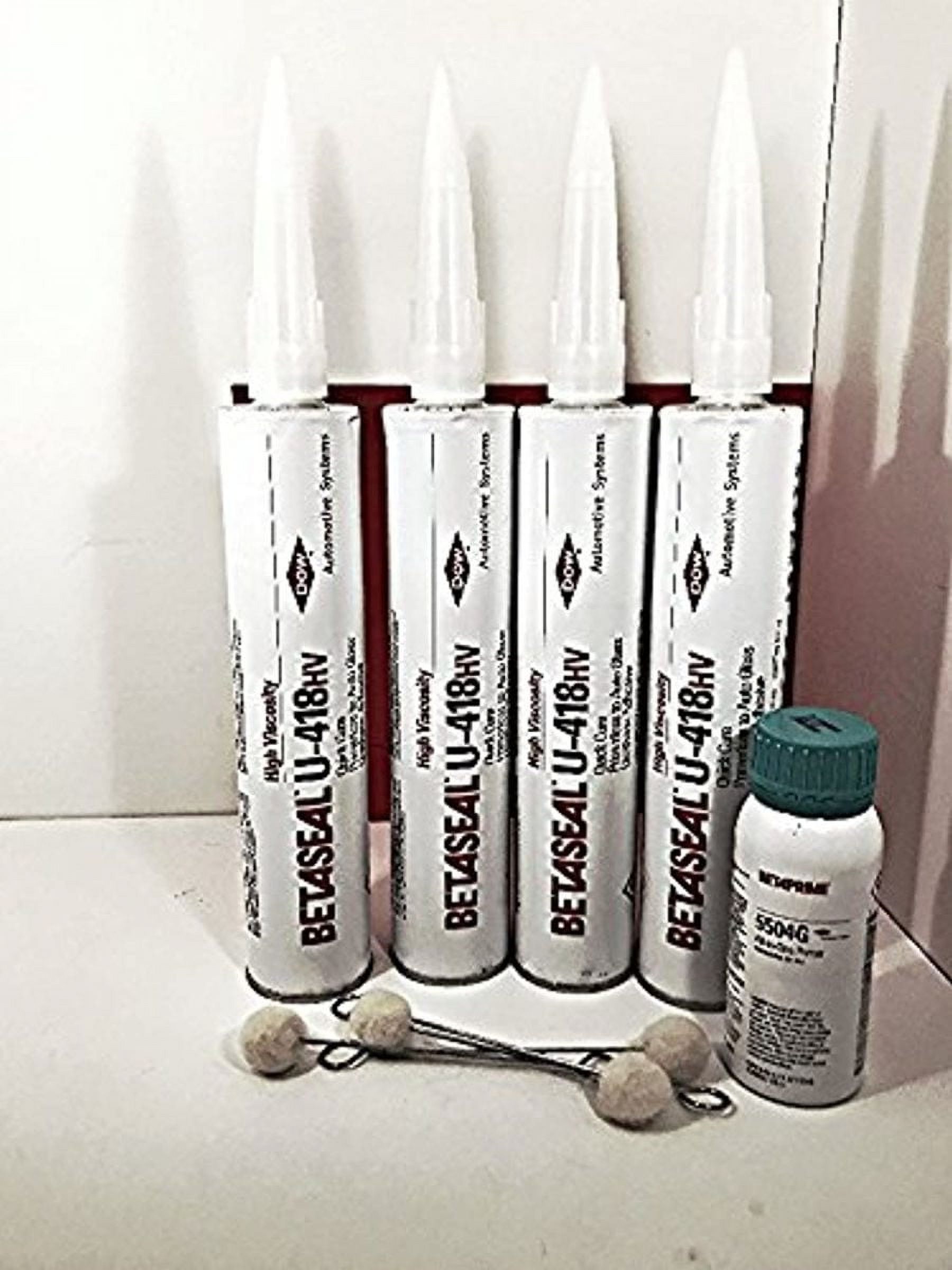 4X Dow U-418HV Auto Glass Primerless Urethane Adhesive & 5504G ...