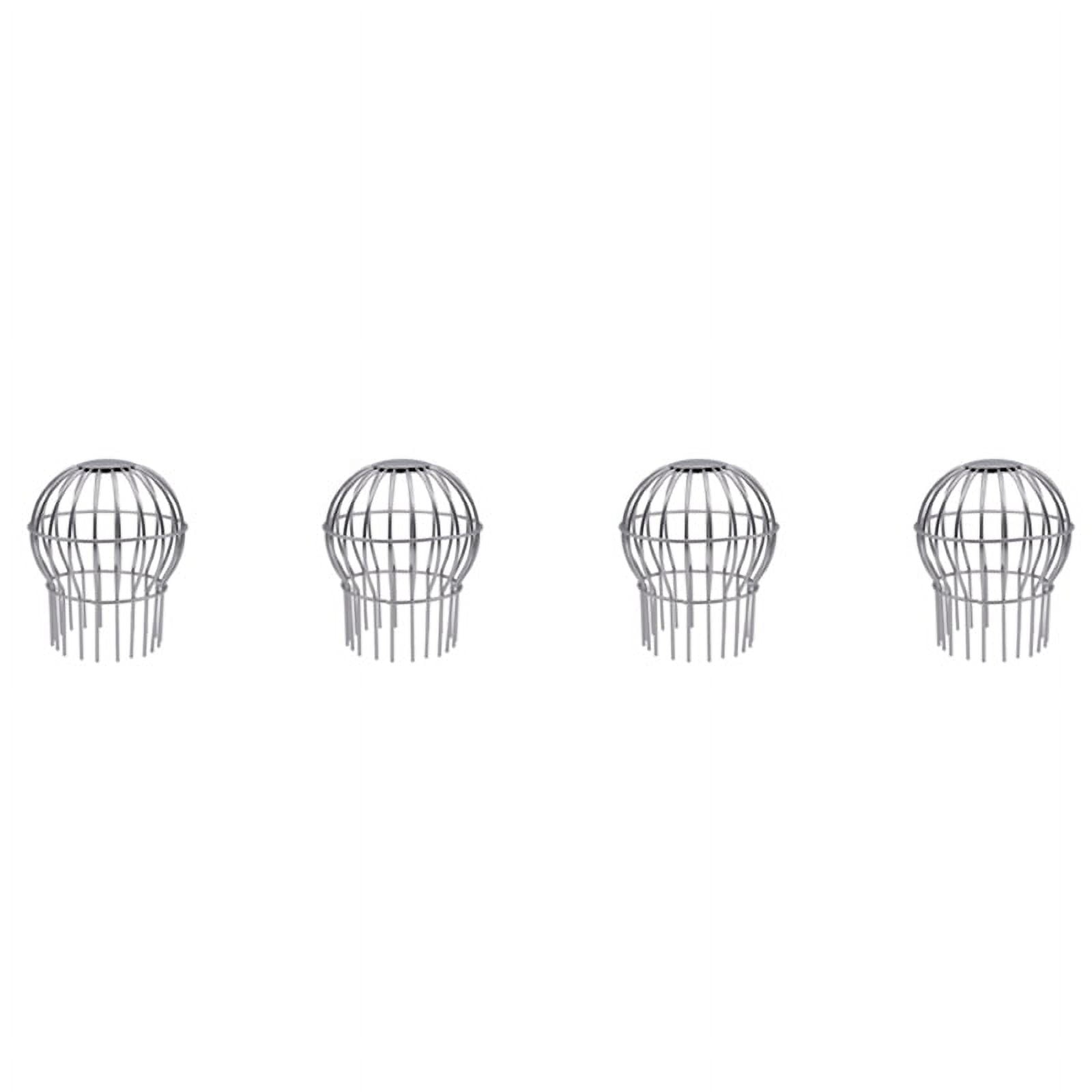 4X Drain Outdoor Roof Anti - Blocking Line Cap Round Net Cover Drainage ...