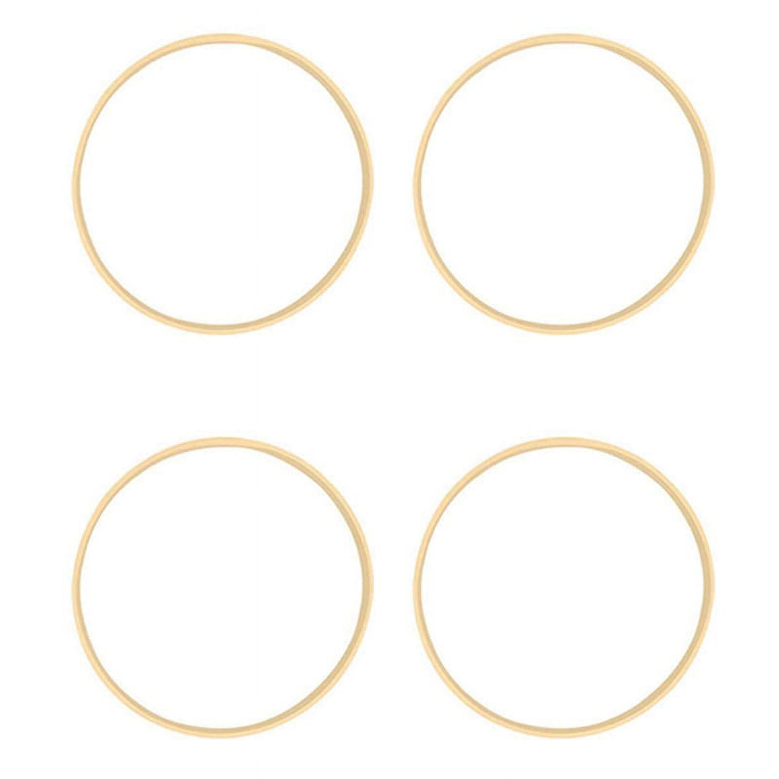 4X Dream Bamboo Rings,Wooden Circle Round Catcher DIY Hoop 15cm ...