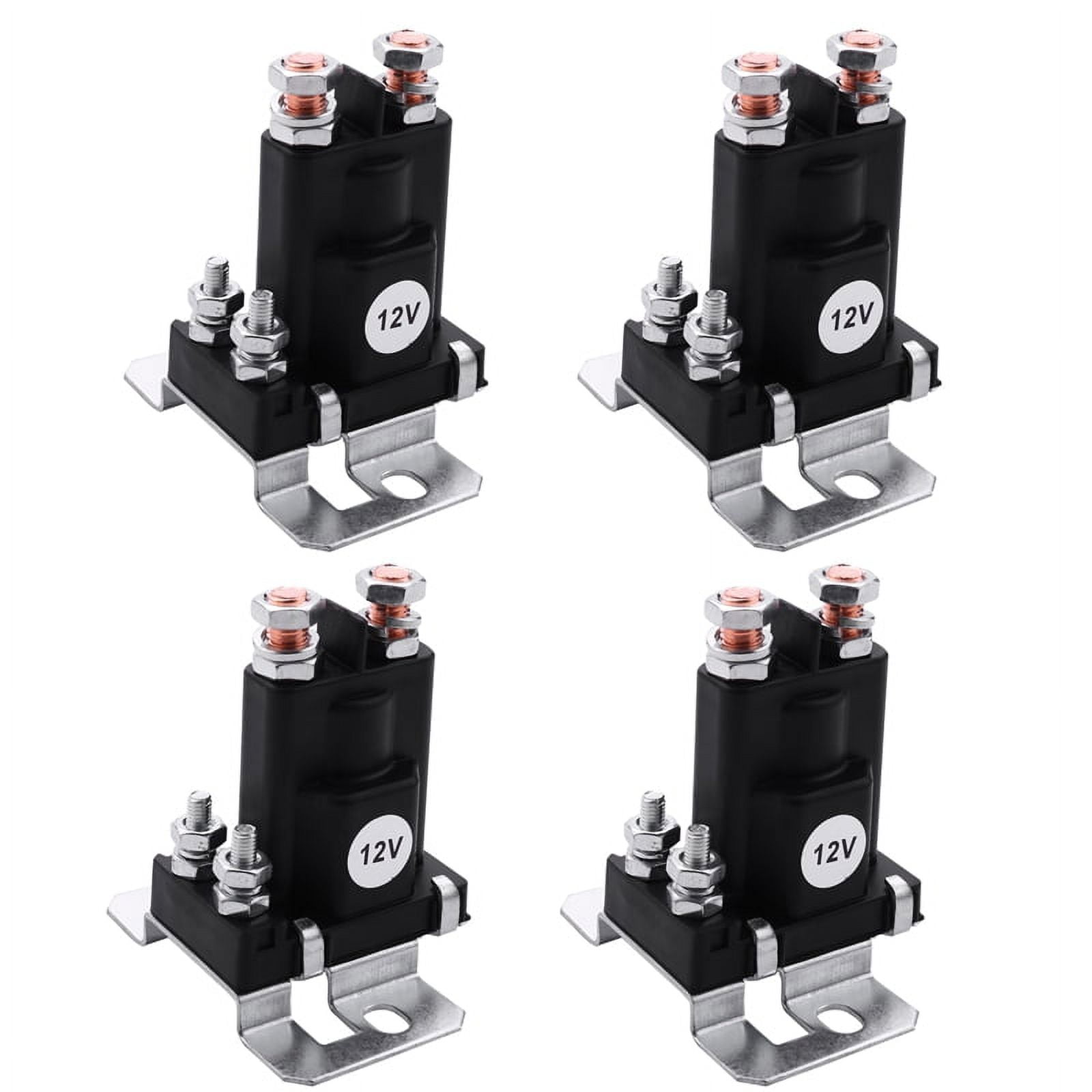4X Dual Battery Isolator Relay Start On/Off 4 Pin 500A 12V for Car ...