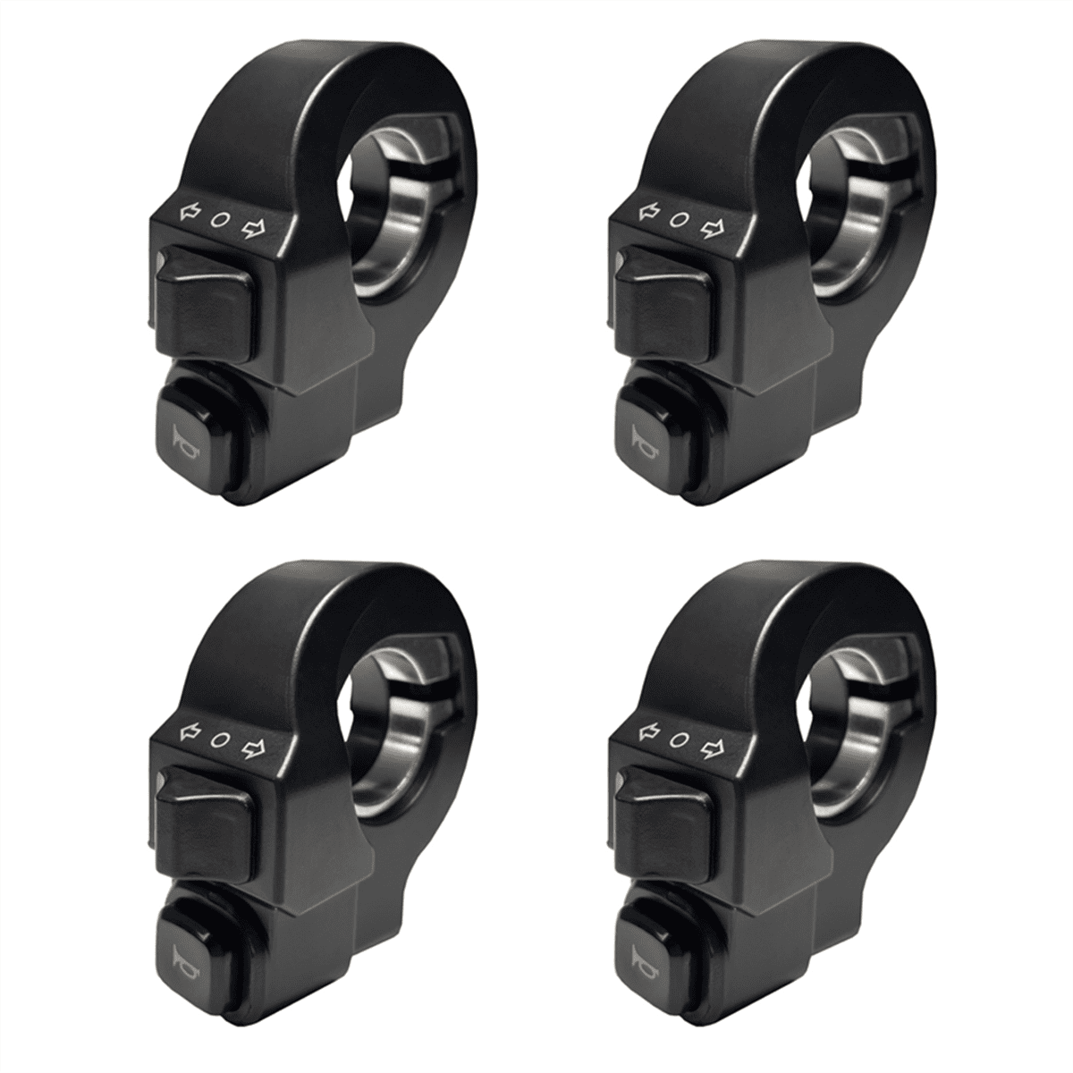 4X E-Bike 2 In 1 Horn Turn Signal Switch Button Electric Bicycle Parts ...