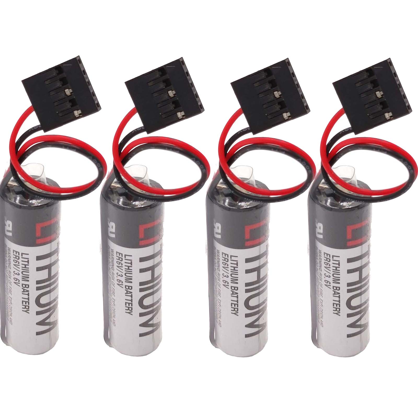 4X ER6V/3.6V ER6VC3N 2Ah+JAE5PIN The PLC battery CNC for Yaskawa PLC ...