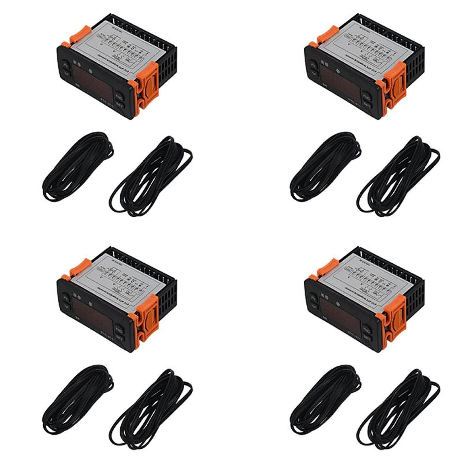 4X ETC-974 Mini Temperature Controller Refrigerator Thermostat ...