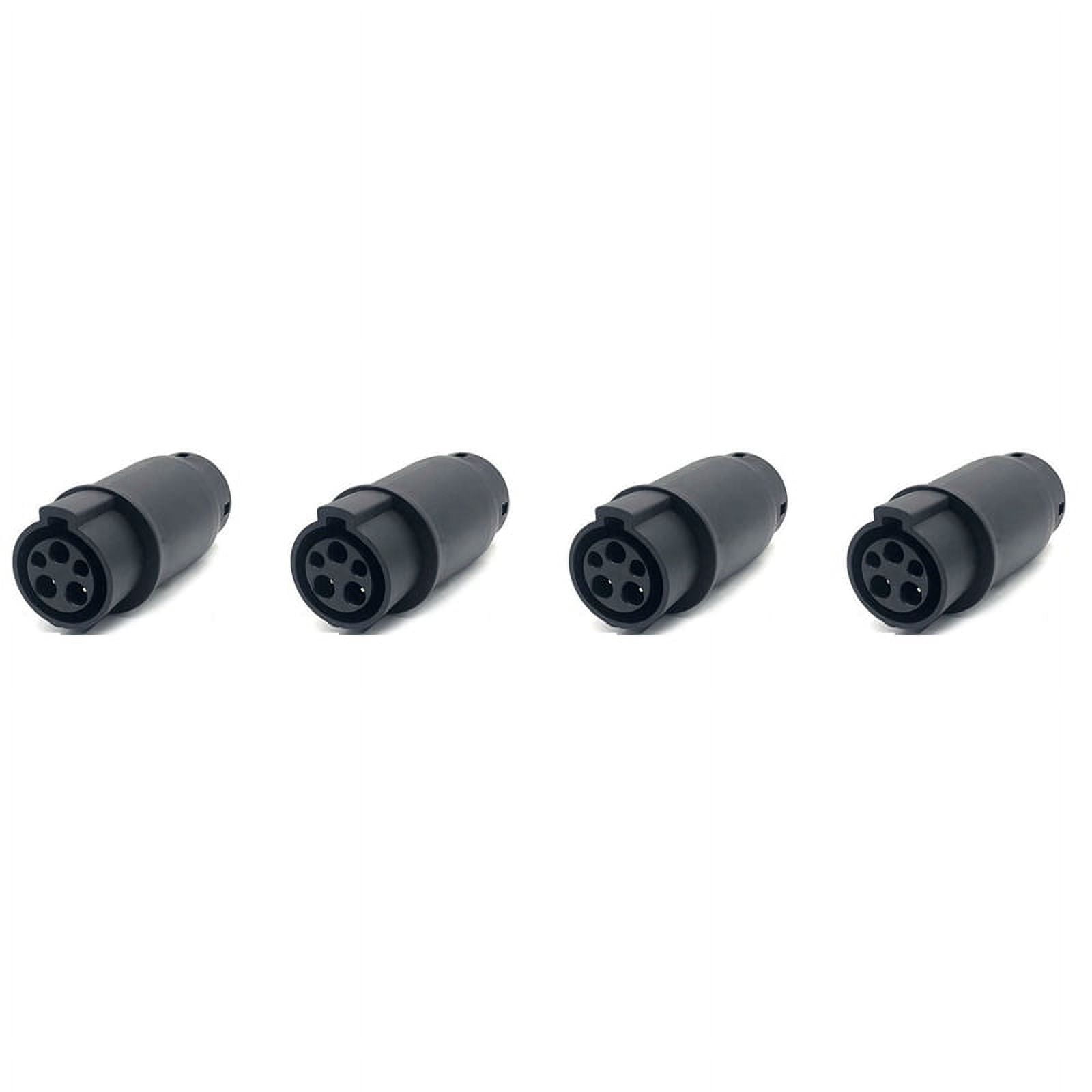 4X EVSE EV Adaptor 32A J1772 Type 1 to Type 2 Plug EV Adapter, Electric ...