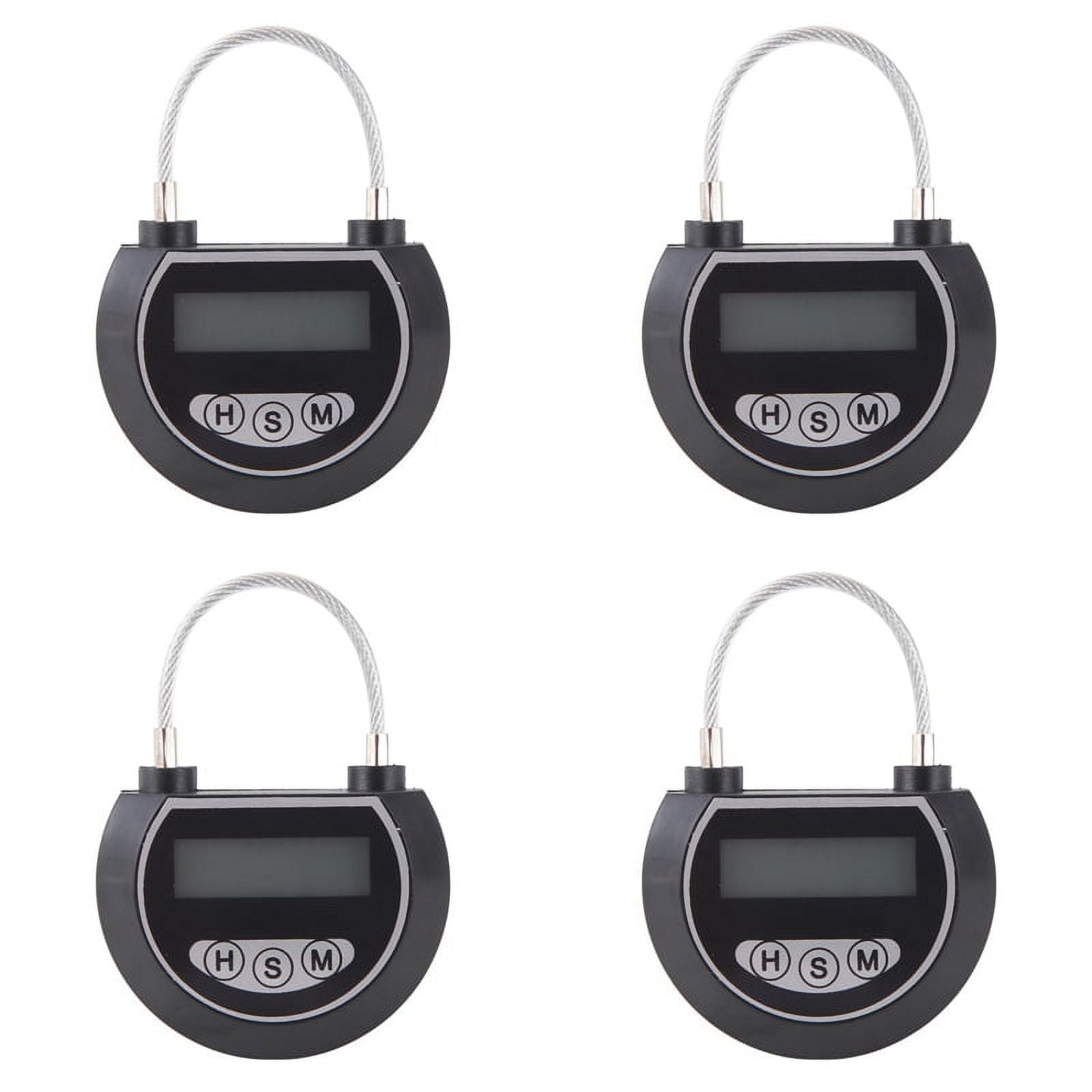 4X Electronic Time Lock Lock Container Multi Function Time Lock Bin for ...