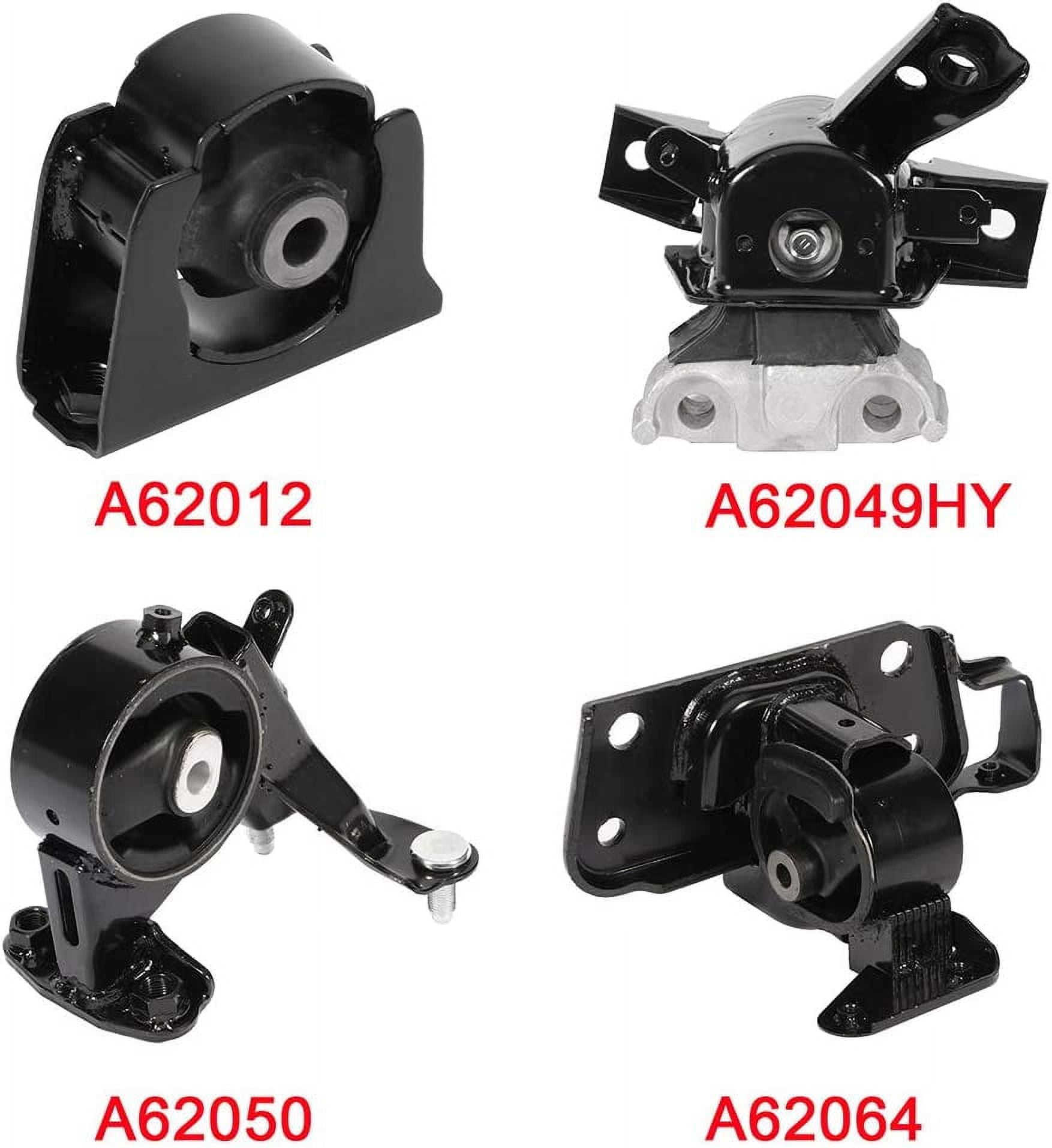 4X Engine Motor & Trans Mount For Toyota Rav4 2006-2008 L4 2.4L 2WD ...