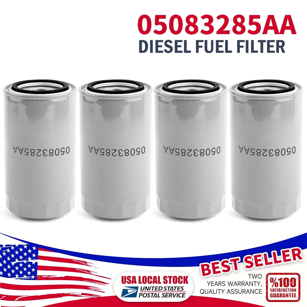 4X Engine Oil Filter For Cummins Diesel 5083285AA 1989-2020 Dodge Ram 5 ...