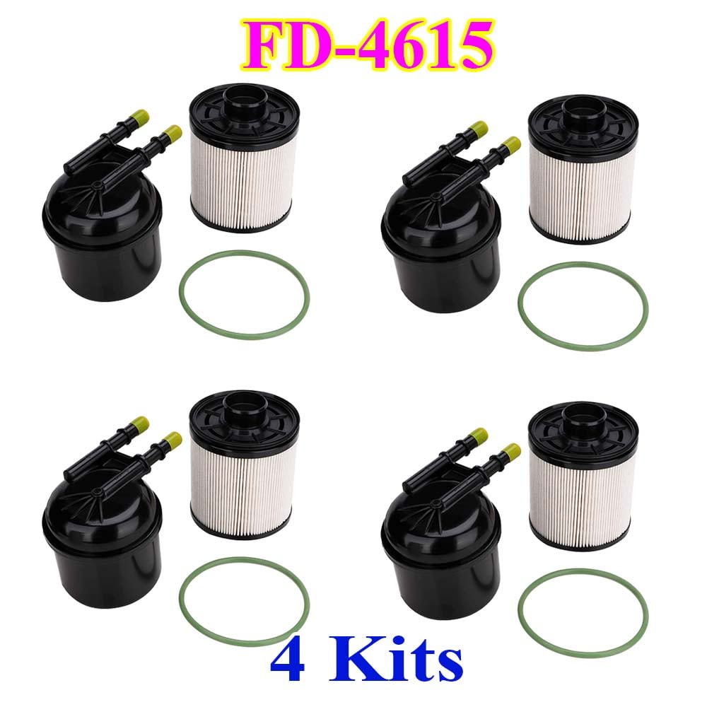 4X FD4615 Fuel Filter For Ford F-250 F-350 F-450 F-550 6.7L Diesel 2011 ...