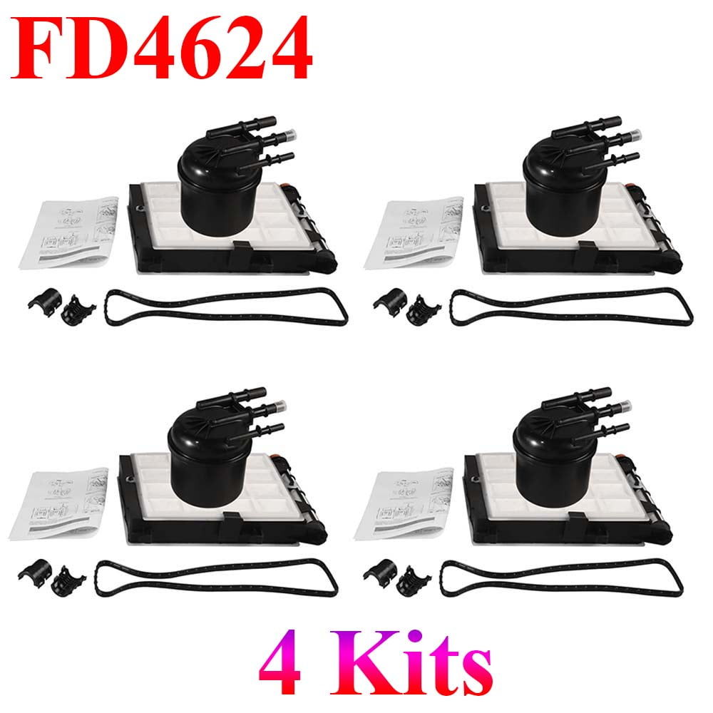 4X FD4625 Fuel Filter FD4624 For F250 F350 F450 Super Duty 6.7 ...