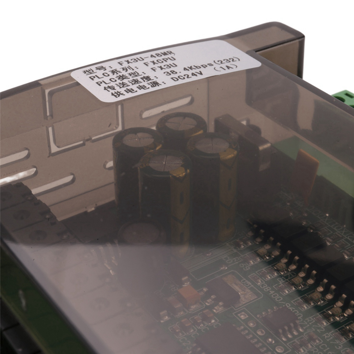 4X FX3U 48MR RS485 (Real Time Clock) 24 Input 24 Relay Output 6 Analog Input 2 Analog Output Plc ...