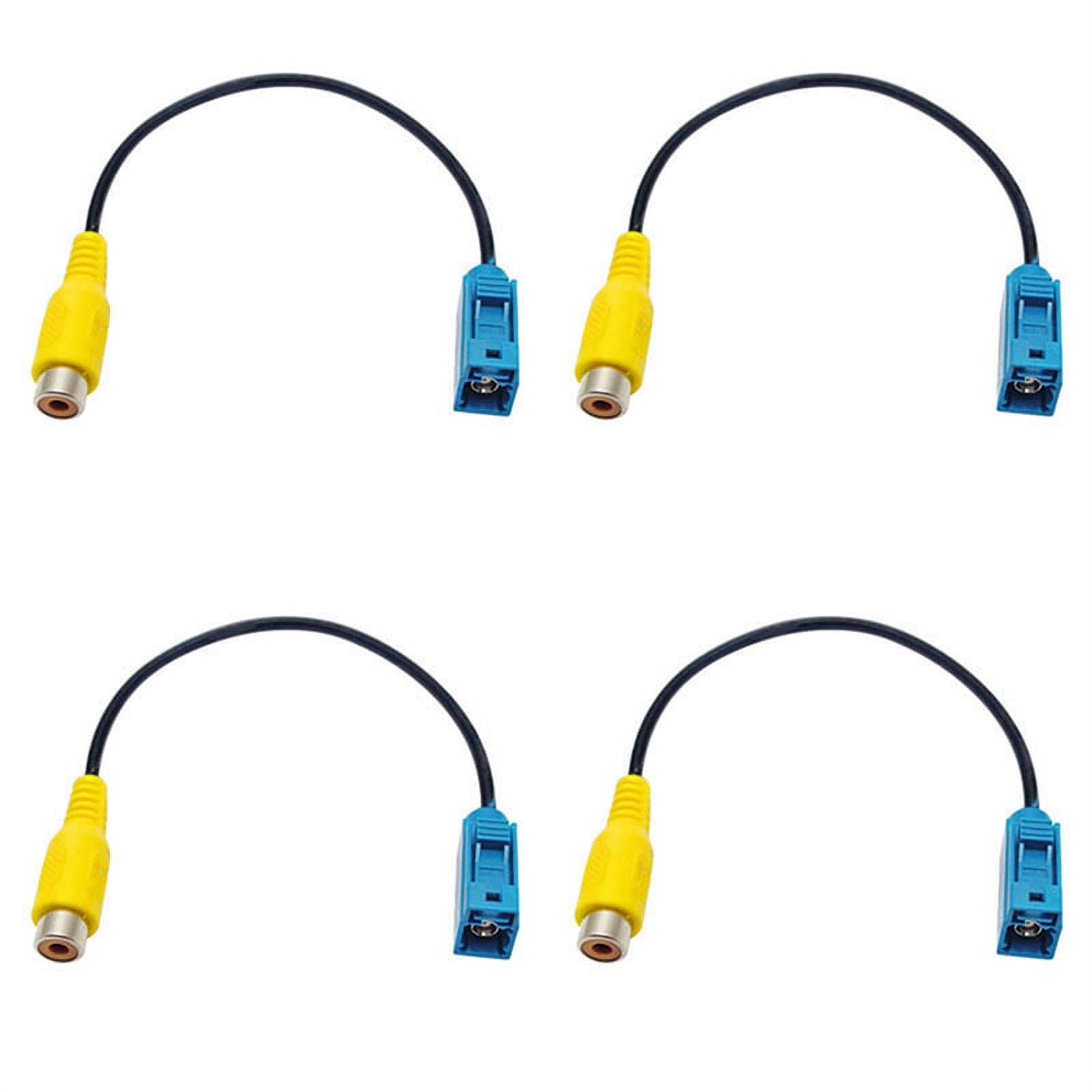 4X Fakra Reversing AV-IN Camera Video Connection RCA Cable Parking ...