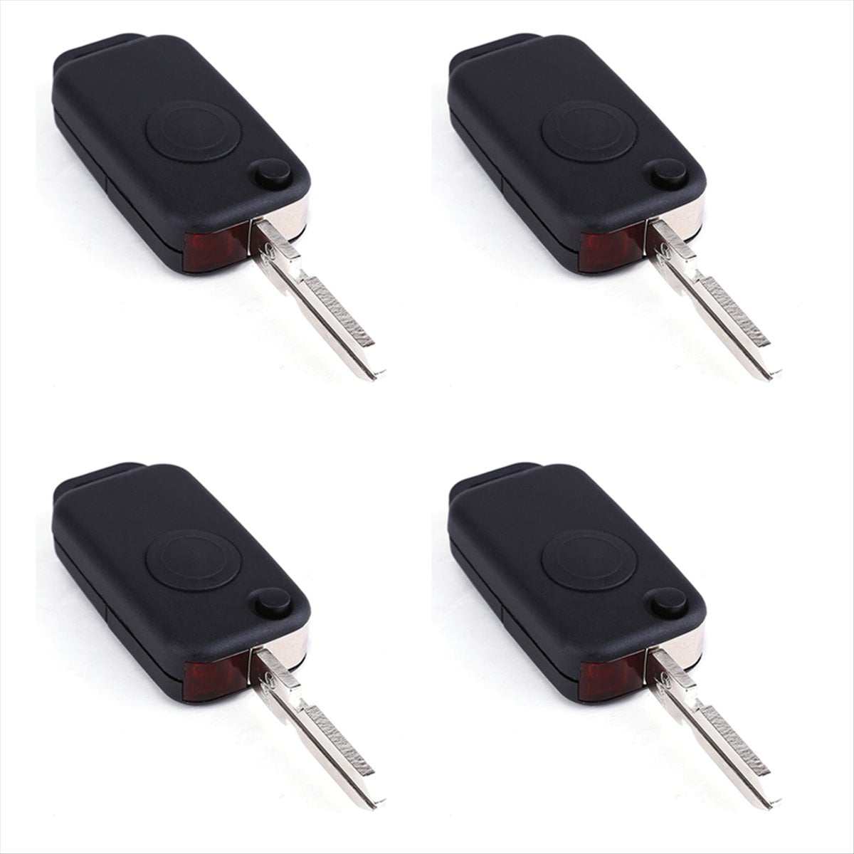 4X Foldable Shell 1 Button for Remote Key FLIP KEY A, C, E, S, , CLK ...
