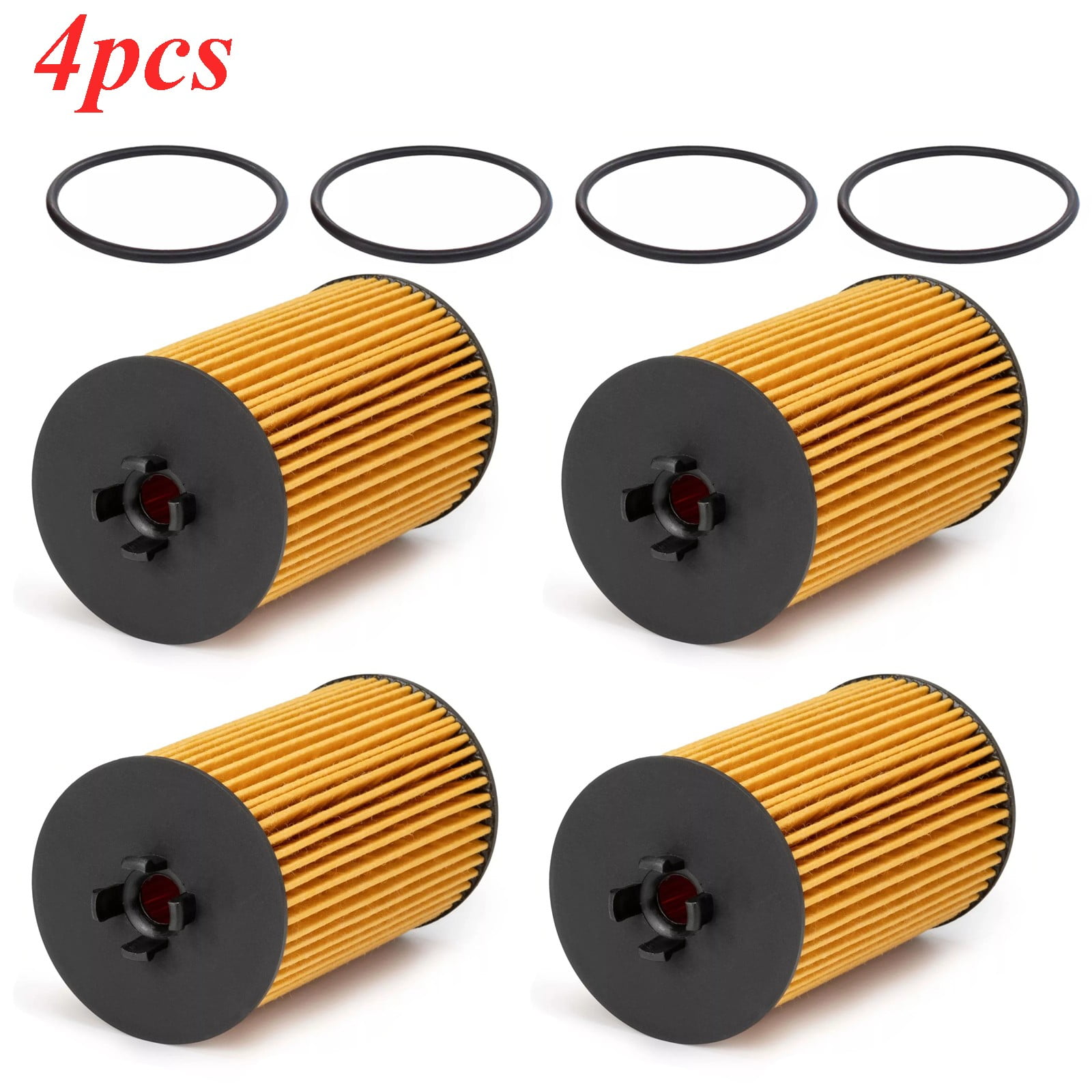 4X For Chevrolet Chevy Cruze J300 Trax 1.8L 1796CC l4 Engine Oil Filter ...