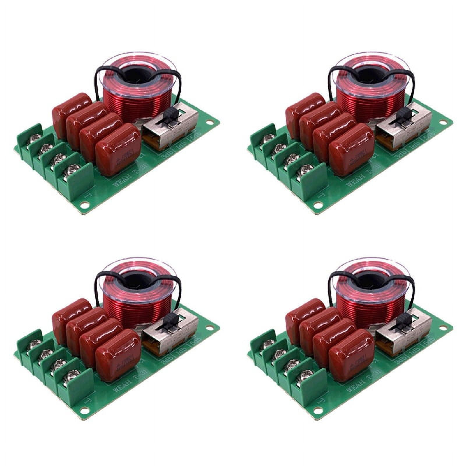 4X Frequency Divider Hi-Fi Audio TREBLE BASS Speaker Frequency Divider ...