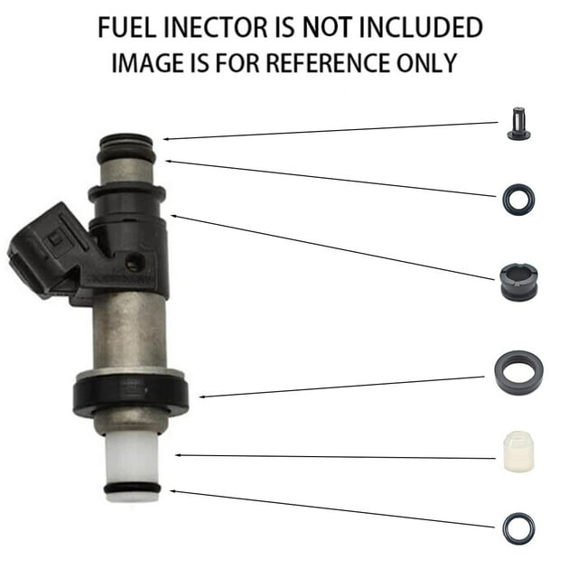 4X Fuel Injector Rebuild Kit 15710-24F00 For Suzuki GSX-R1000 750 600 ...