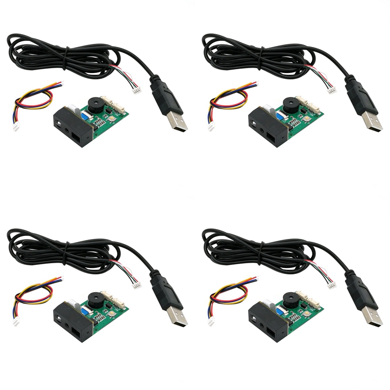 4X GM67 1D/2D USB UART Barcode Scanner QR Code Scanner Module Reader ...