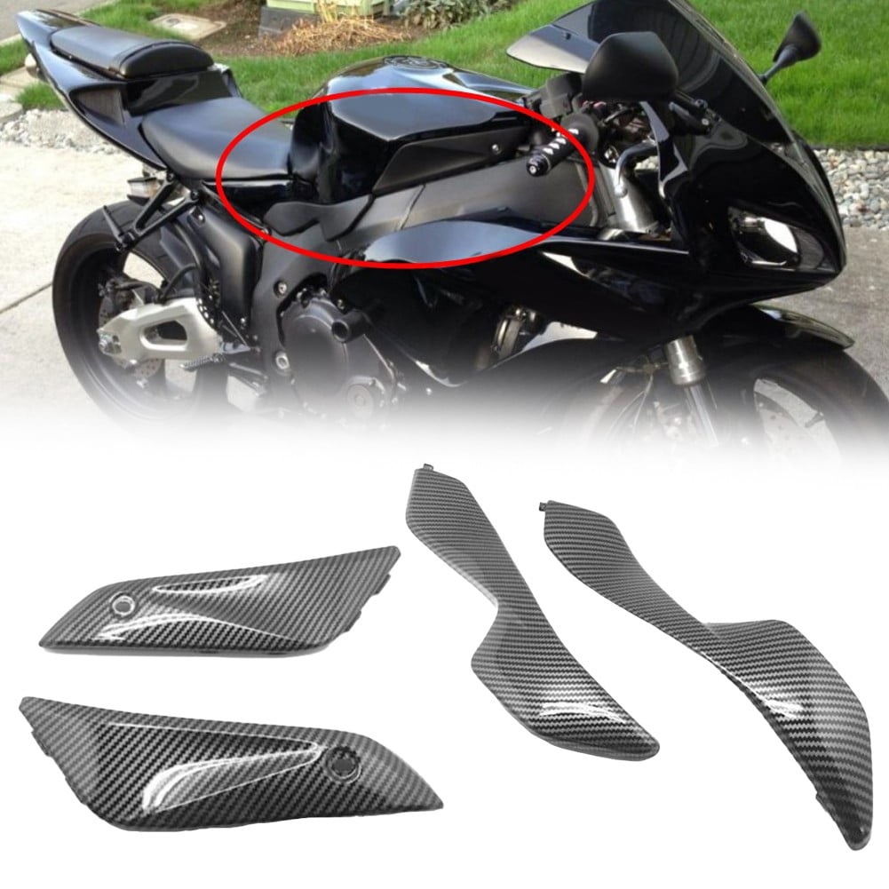 4X Gas Tank Side Cover Panel Fairing Carbon Fiber For CBR1000RR 2004 ...