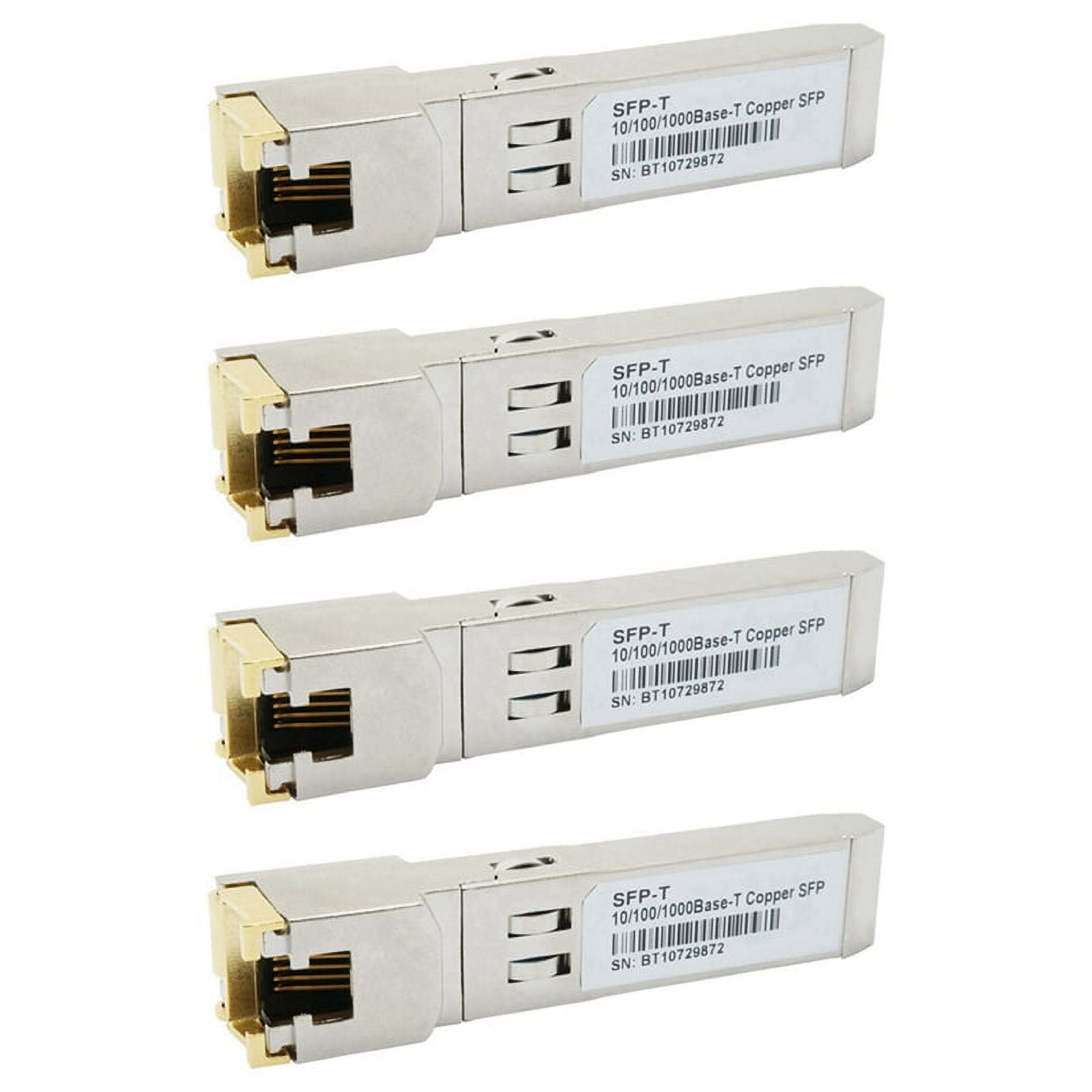 4X Gigabit RJ45 SFP Module 10/100/1000Mbps SFP Copper RJ45 SFP ...