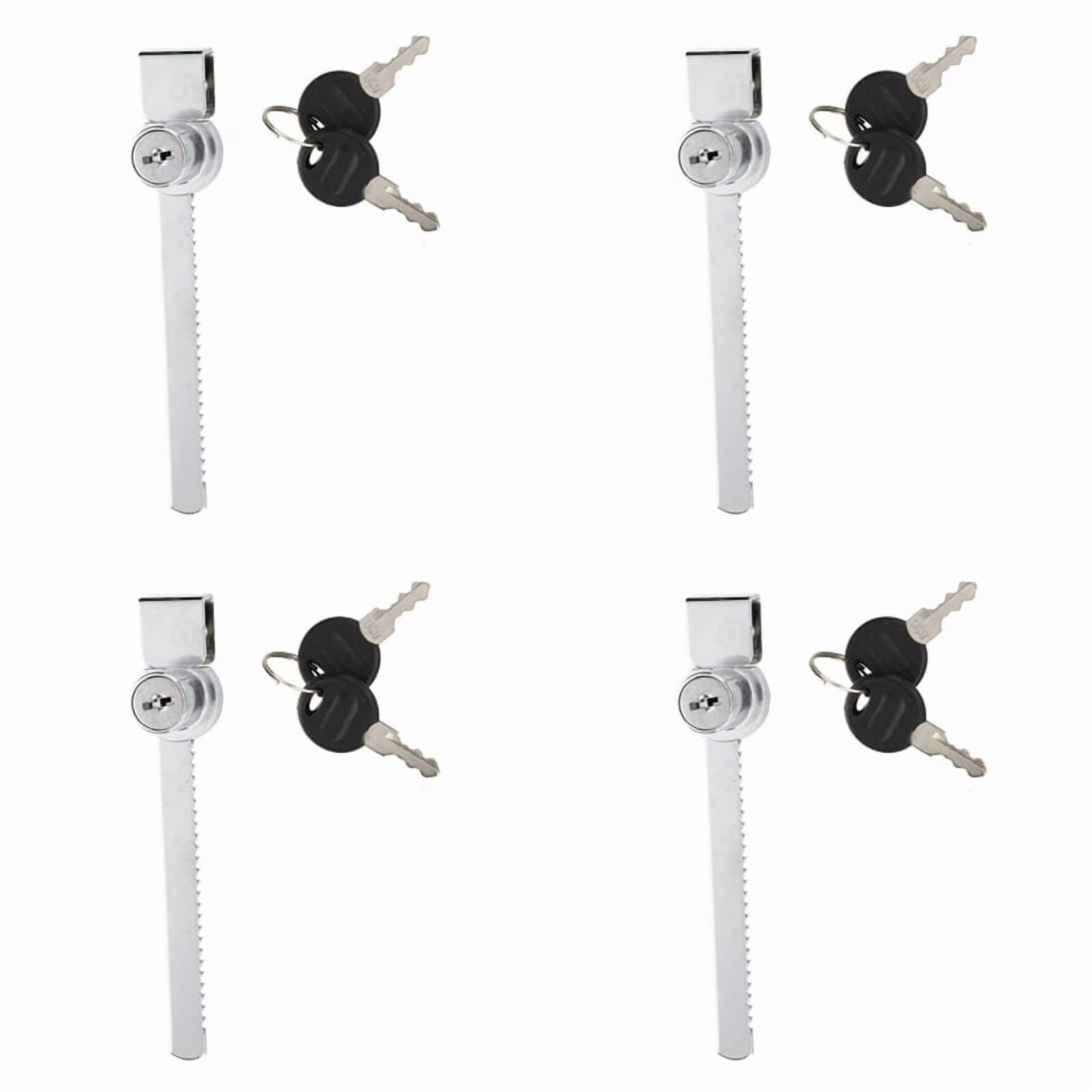 4X Glass Cabinet Terrarium Showcase Display Sliding Glass Door Lock ...