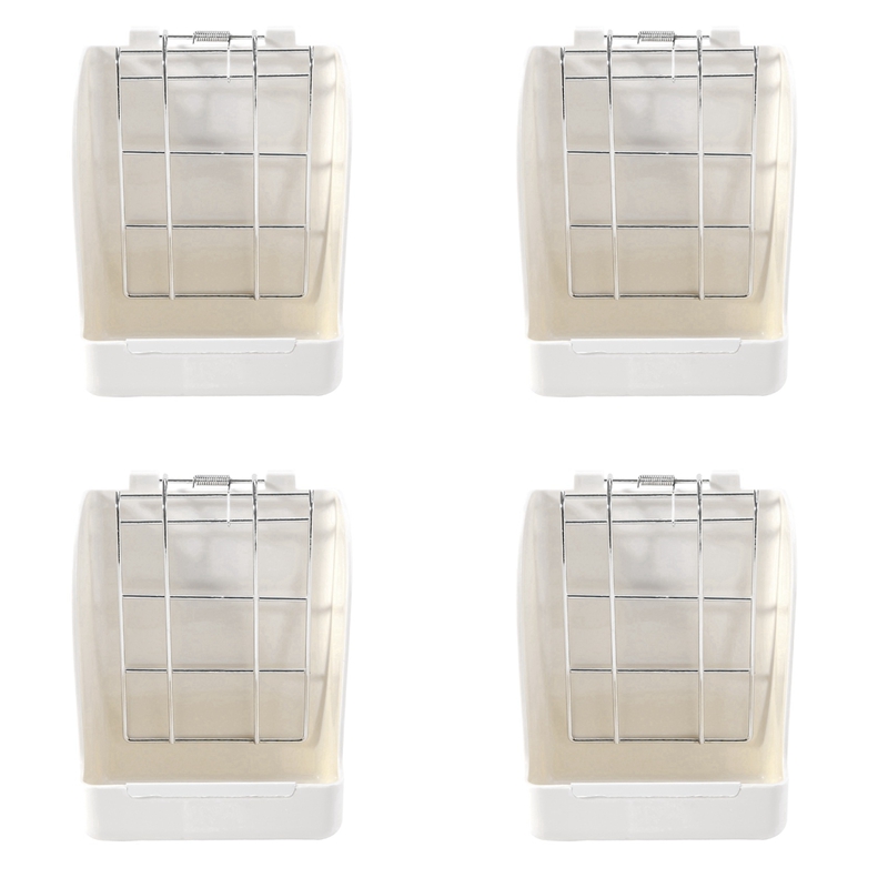 4X Grass Frame Hay Feeder Manger Rack for Guinea Pig Fixed Flip-Up ...