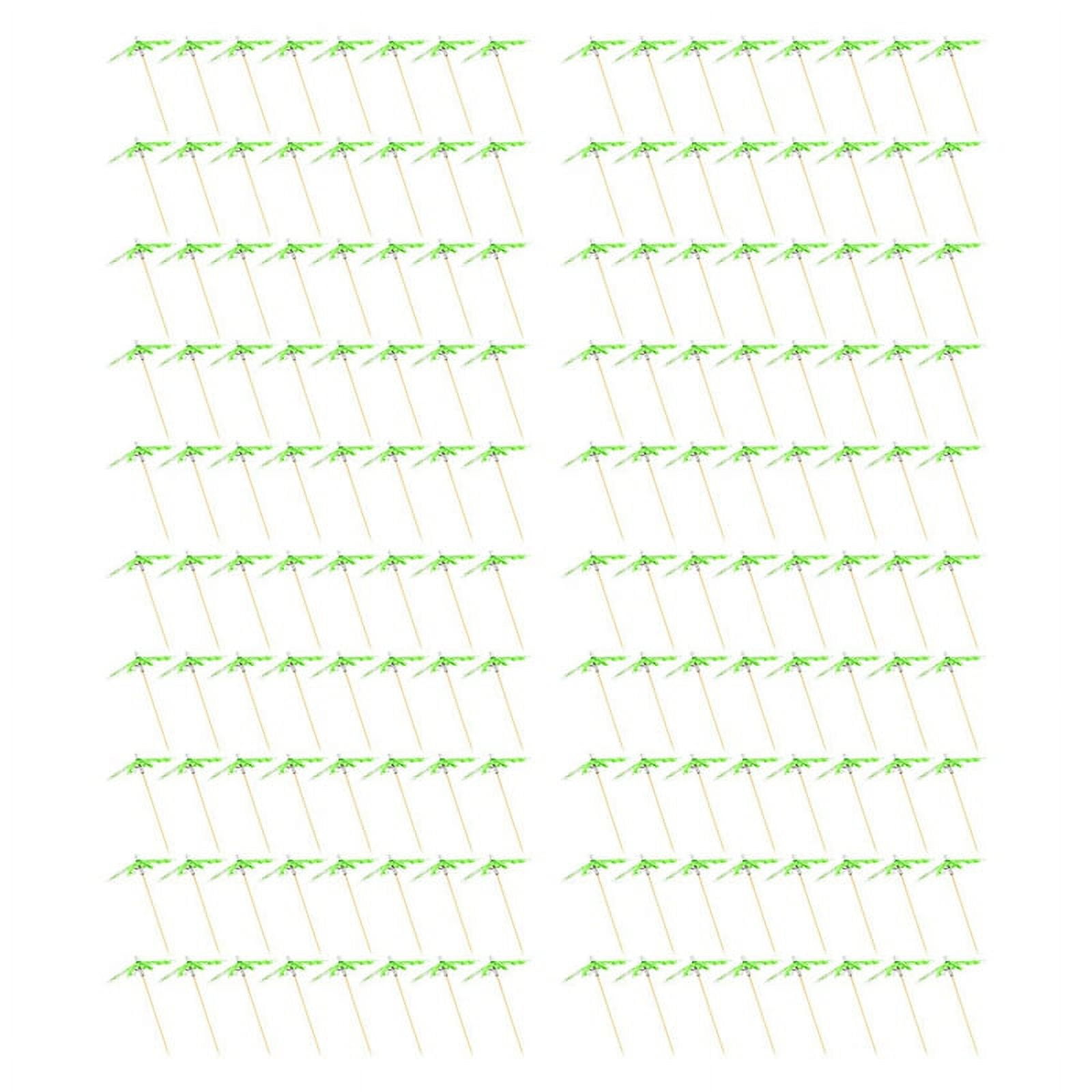 4X Green Coconut Tree Toothpicks Paper Umbrellas Toothpicks Handmade ...