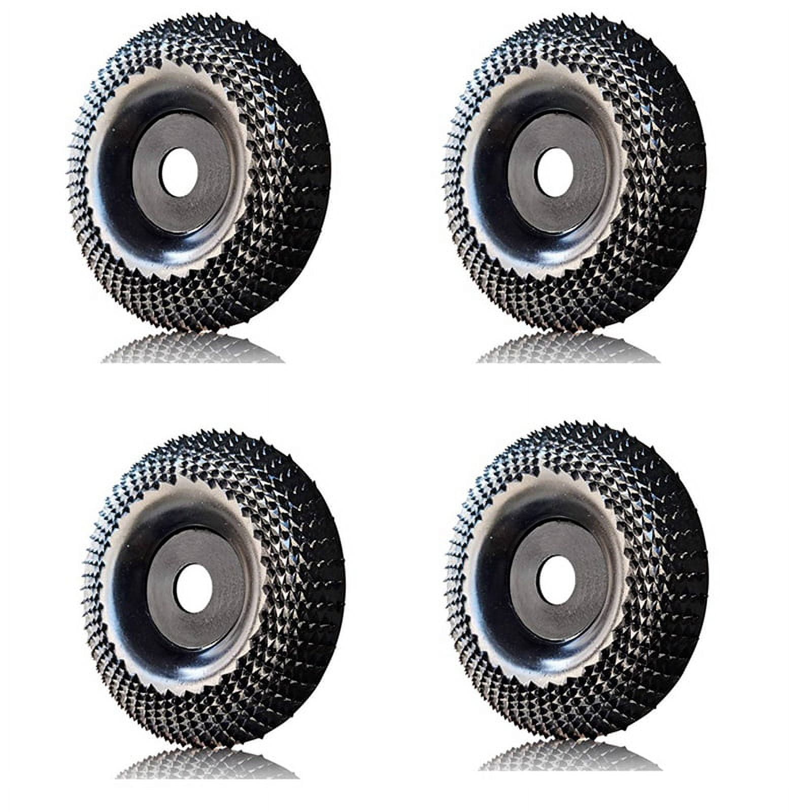 4X Grinder Wheel Disc 4 Inch Wood Shaping Wheel, Wood Grinding Shaping ...