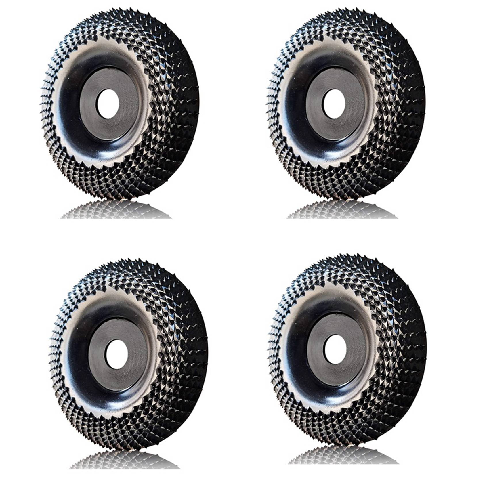 4X Grinder Wheel Disc 4 Inch Wood Shaping Wheel, Wood Grinding Shaping ...