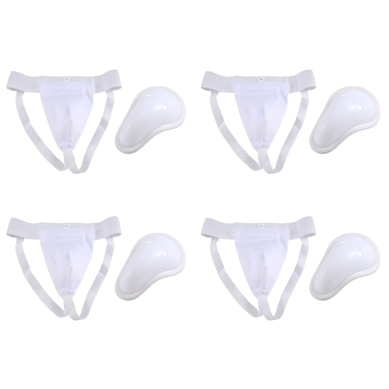 4X Groin Protector Cup Men, Boxing Kickboxing Muay Groin Guard ...