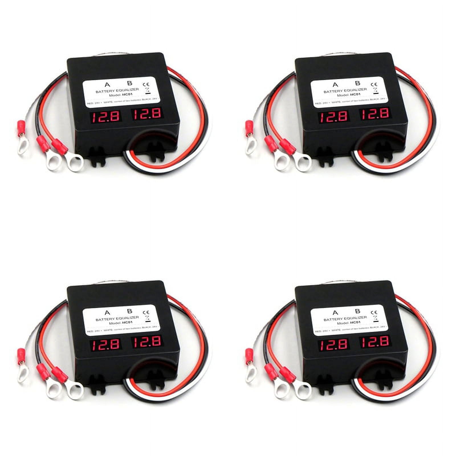 4X HC01 Battery Equalizer Lead Acid Batteries HA01 Voltage Balancer ...