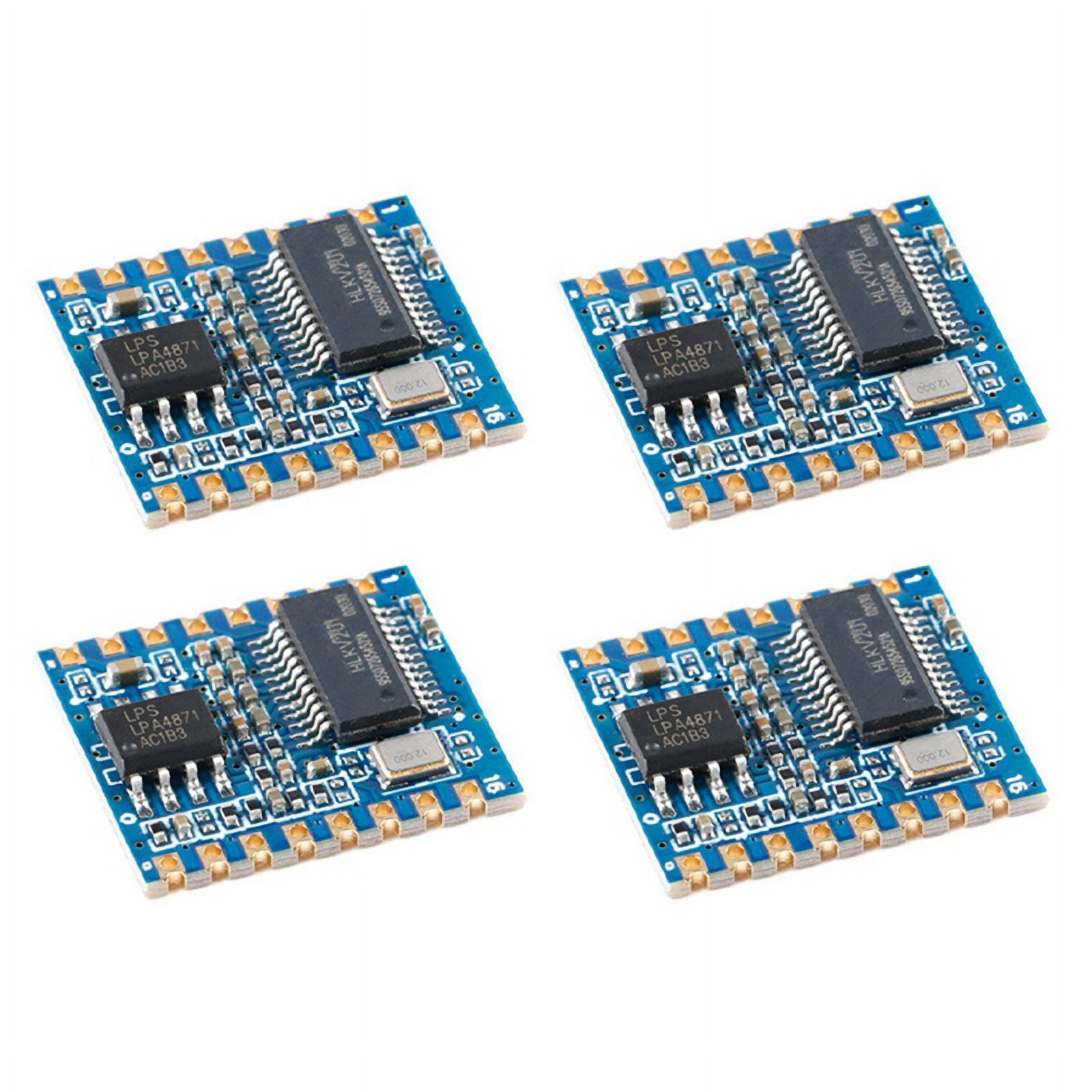 4X /HLK-V20 Smart Voice Recognition Control Board Module Serial Port ...