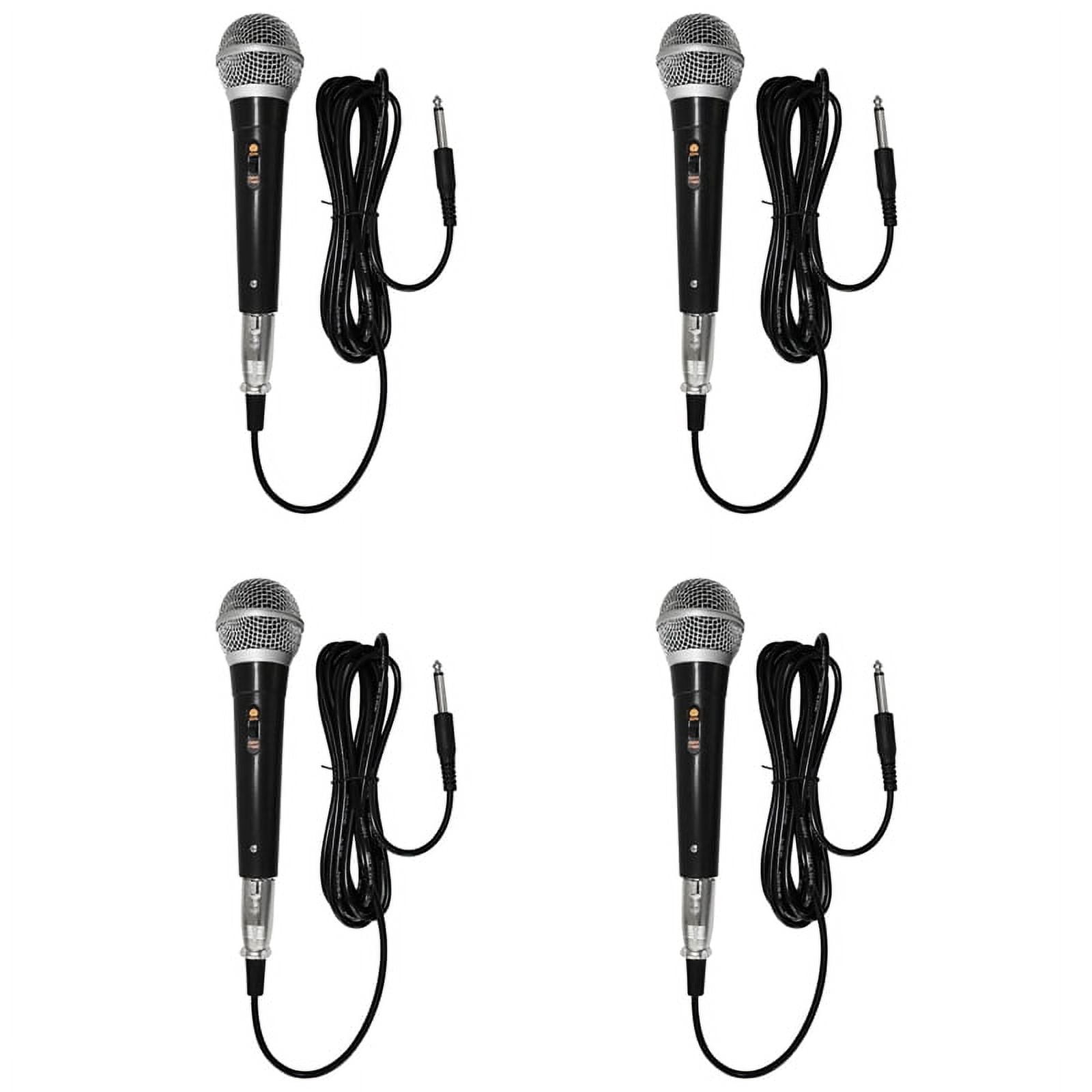 4X Handheld Professional Wired Dynamic Microphone Clear Voice Mic for ...