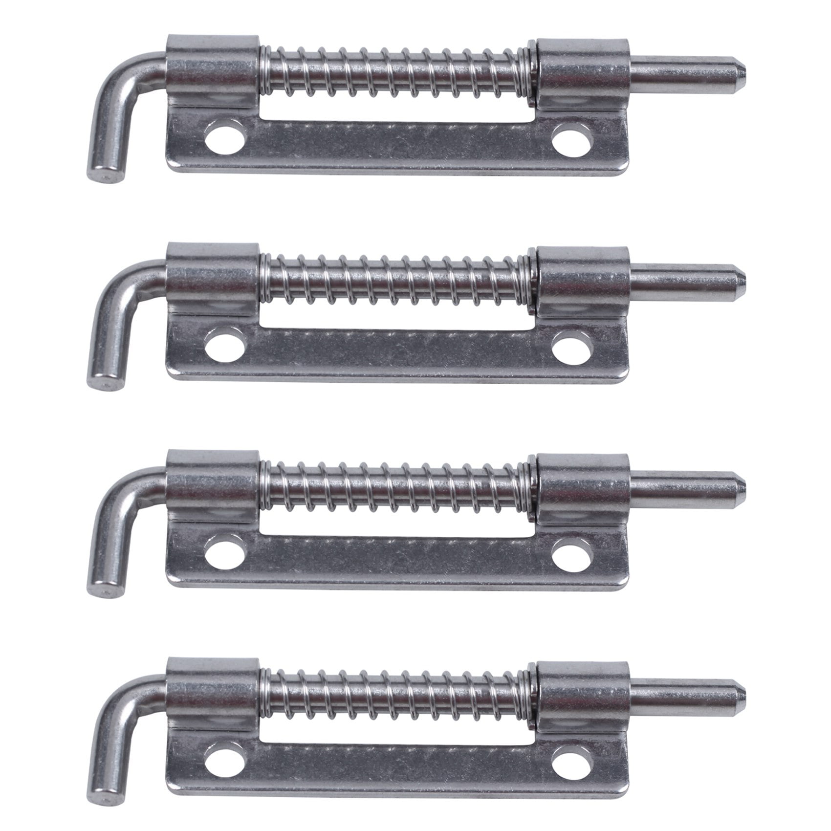 4X Hardware Spring Loaded Metal Security Barrel Bolt Latch 3.5 inch ...