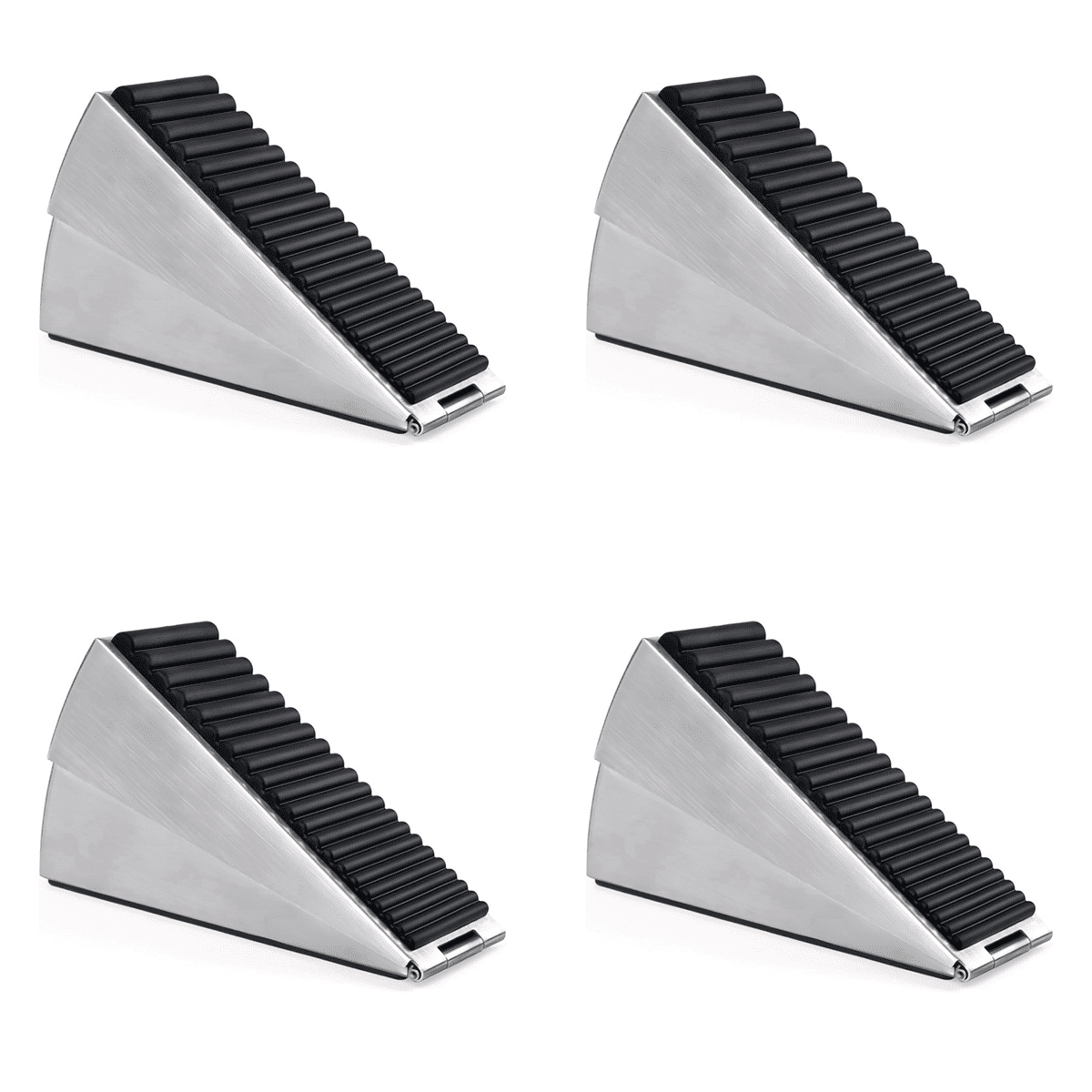 4X Heavy Duty Door Stop Wedge Tall Door Stoppers for Bottom of Door ...