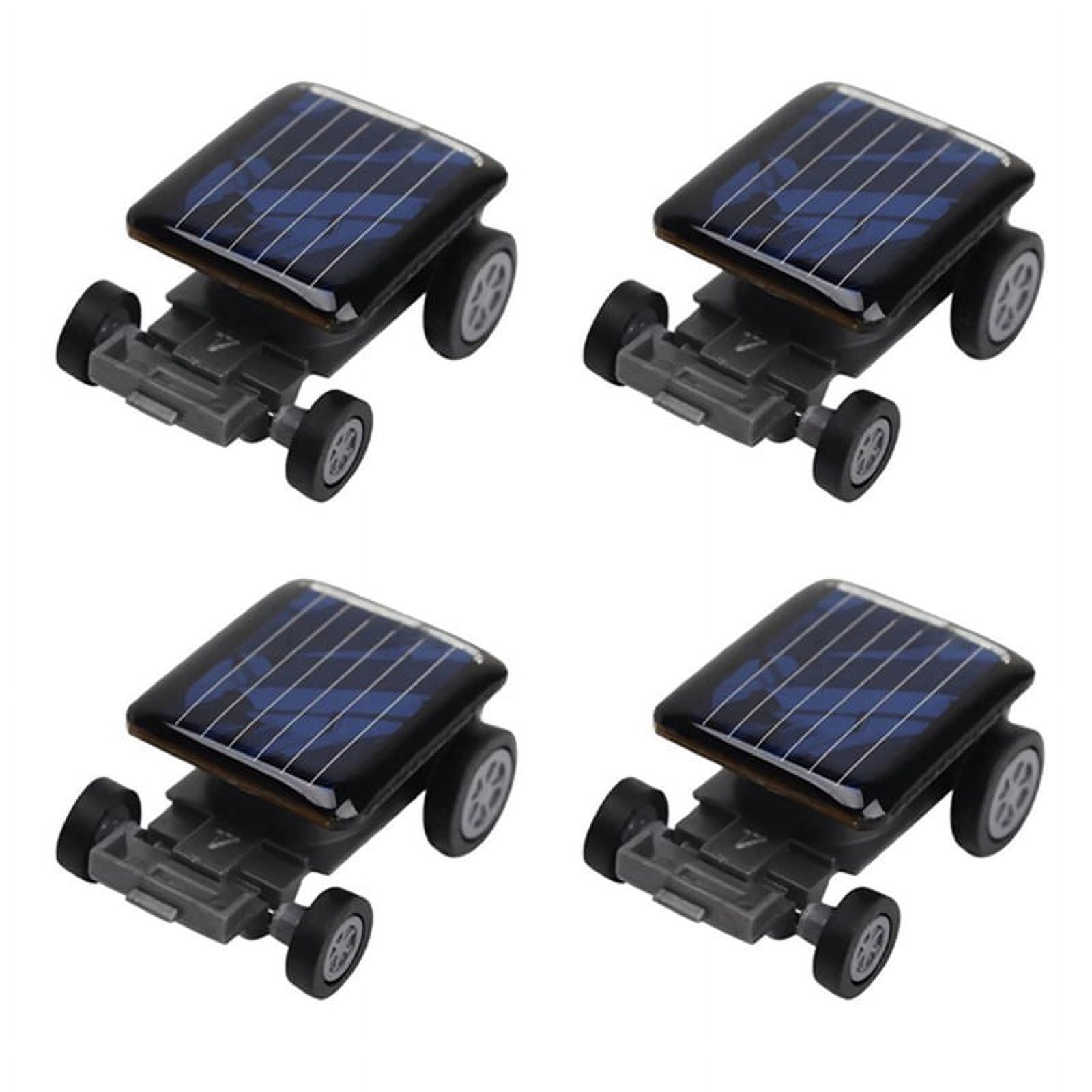 4X High Quality Smallest Mini Car Solar Toy Car Racer Educational ...