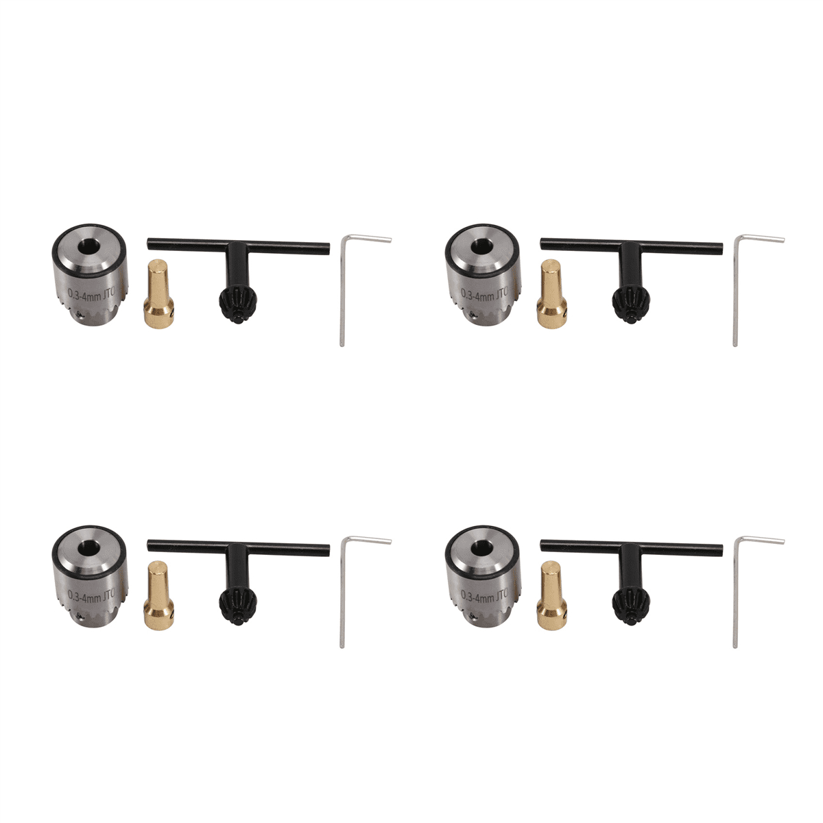 4X Hot Electric Drill Grinding Mini Drill Chuck Key Drill Chucks 0.3 ...