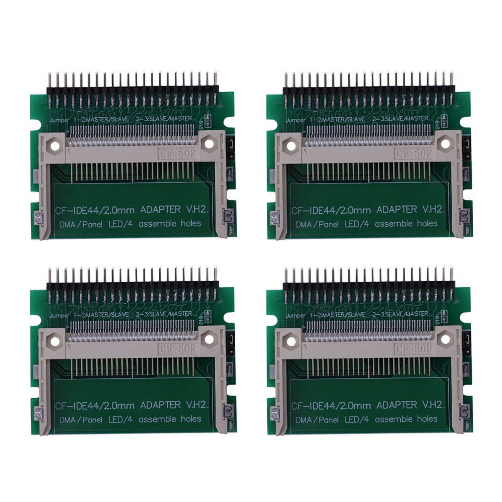 4X IDE 44 Pin Male to Compact Flash Male Adapter Connector - Walmart.com