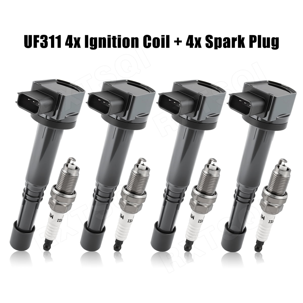 4X Ignition Coils + 4X Spark Plugs for 2003-2007 Honda Accord Element 2 ...