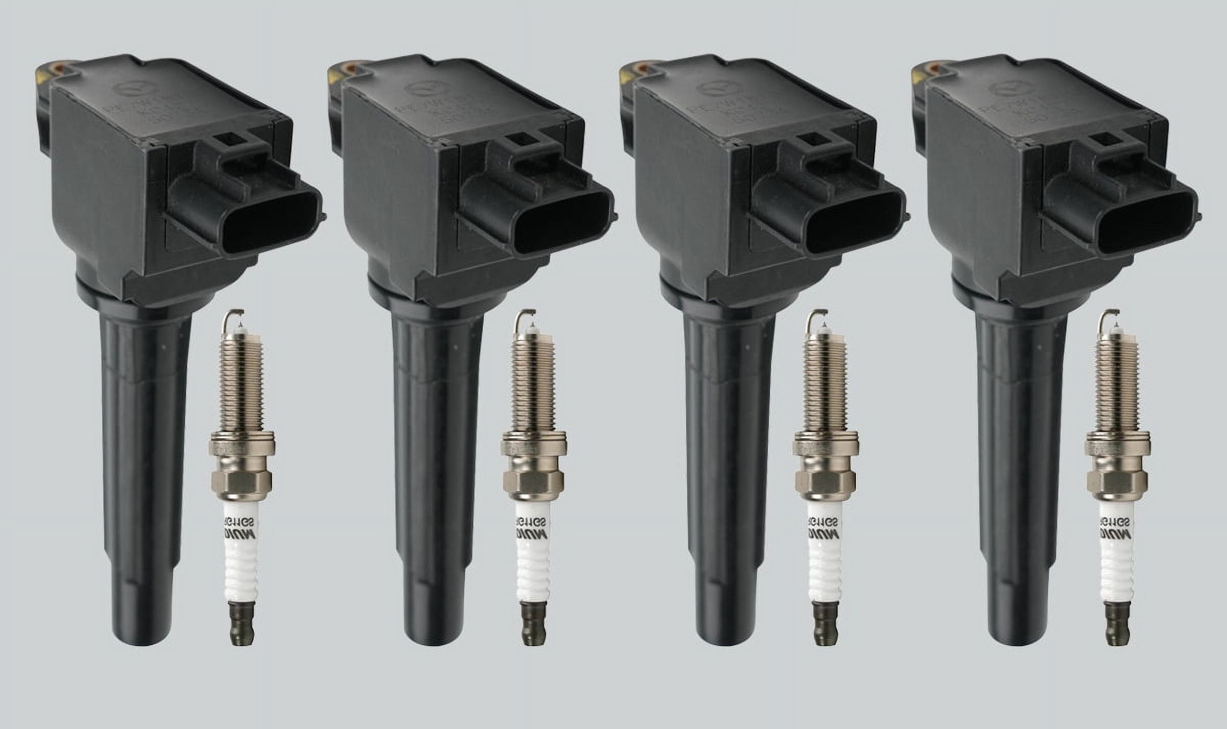 4X Ignition Coils +Spark Plug For Mazda 3 6 CX-9 CX-5 CX-3 CX-9 MX-5 ...