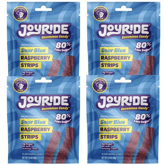 4X JOYRIDE joyride sour blue raspberry strips IN HAND SHIPS FAST ...