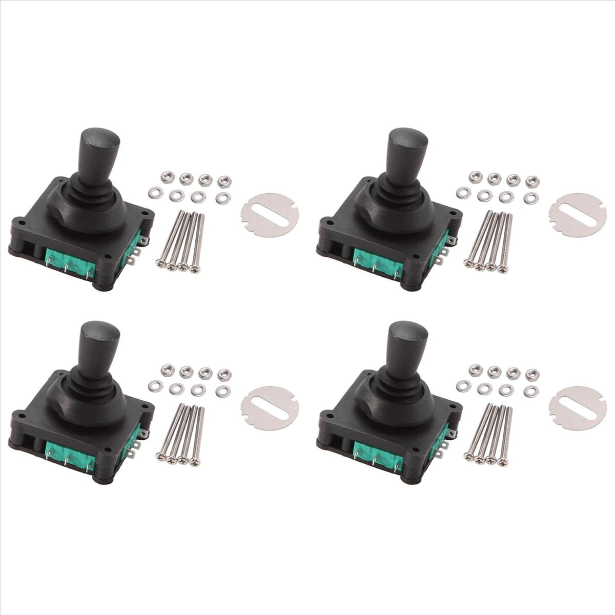 4X Joystick Switch AC 240V 5A 4NO 4NC Momentary 2.5mm Fixing Thread ...