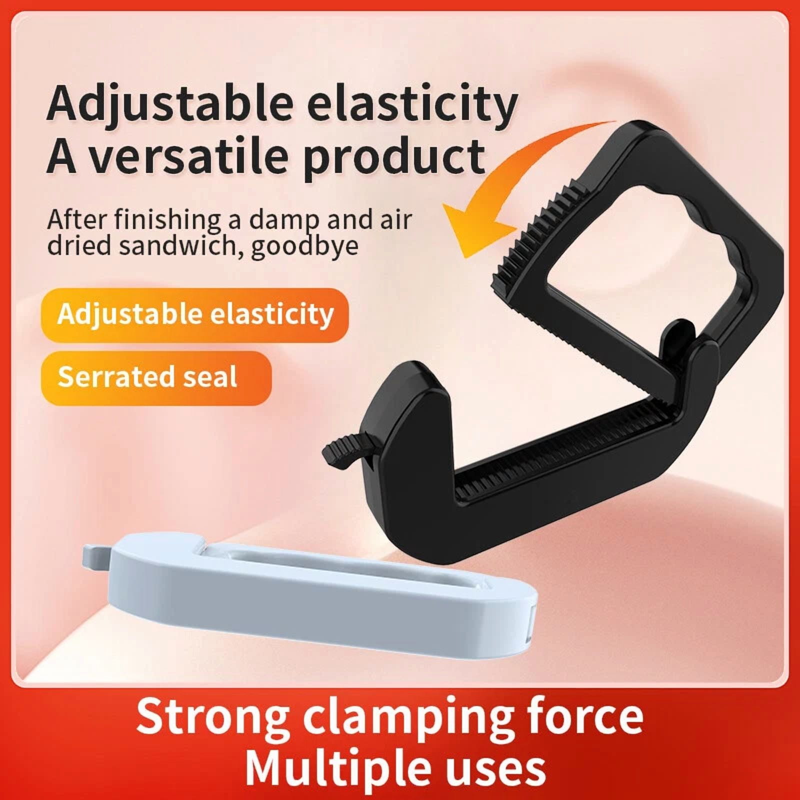 4X Kitchen Sealing Sticks Reuseable Food Clips Bag Sealer Clip Rod Bags ...